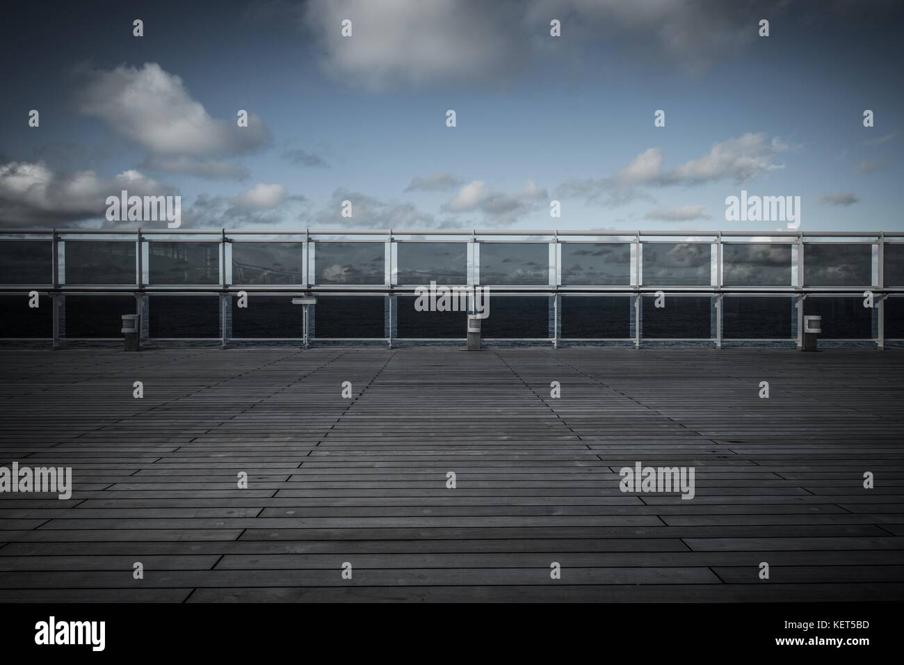 Wooden Cruise Ship Deck Concept Photo. Maritime Theme Stock Photo - Alamy