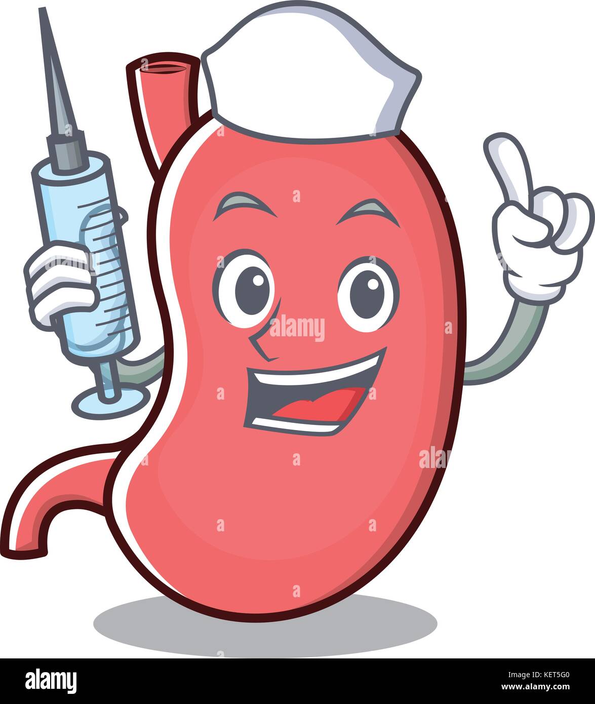 Nurse stomach character cartoon mascot Stock Vector Image & Art - Alamy