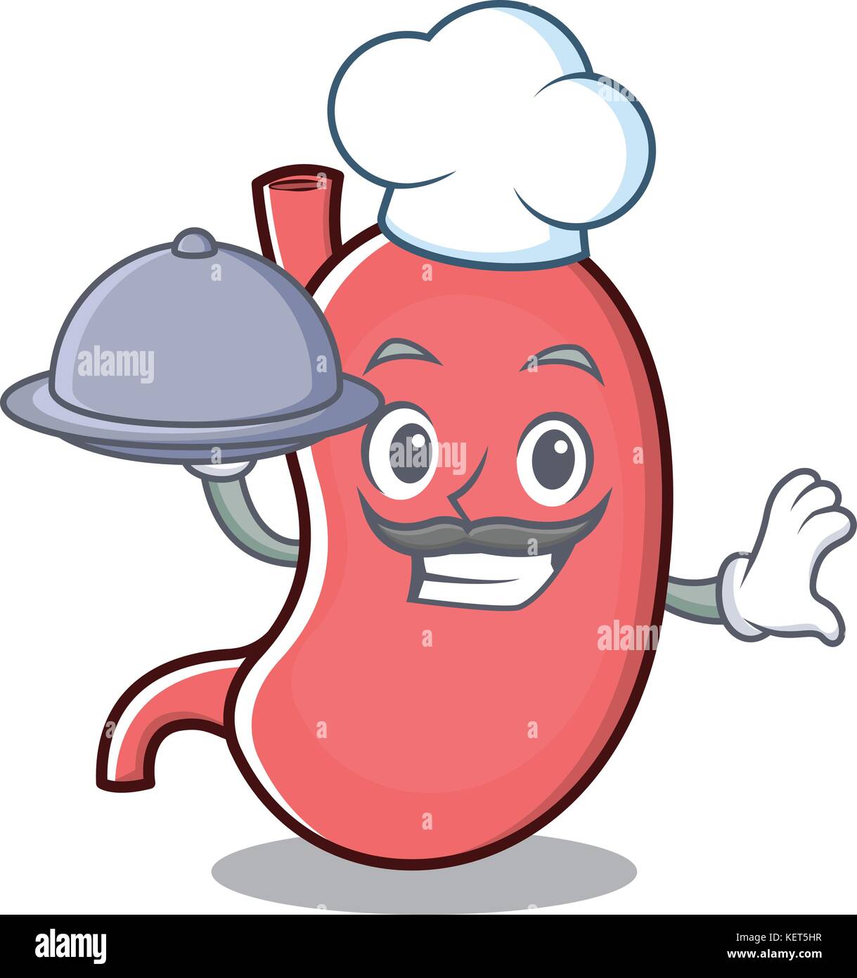 Chef stomach character cartoon mascot Stock Vector Image & Art - Alamy