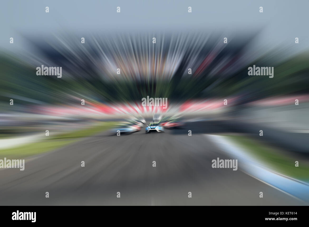 car racing on the road with motion blur background Stock Photo - Alamy