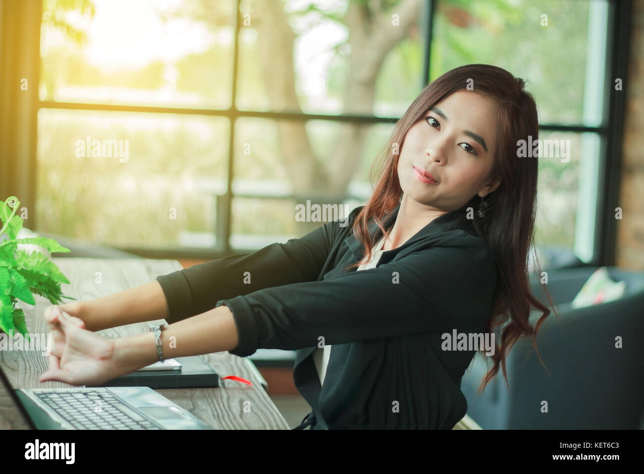 Japanese office fitness hi-res stock photography and images - Alamy