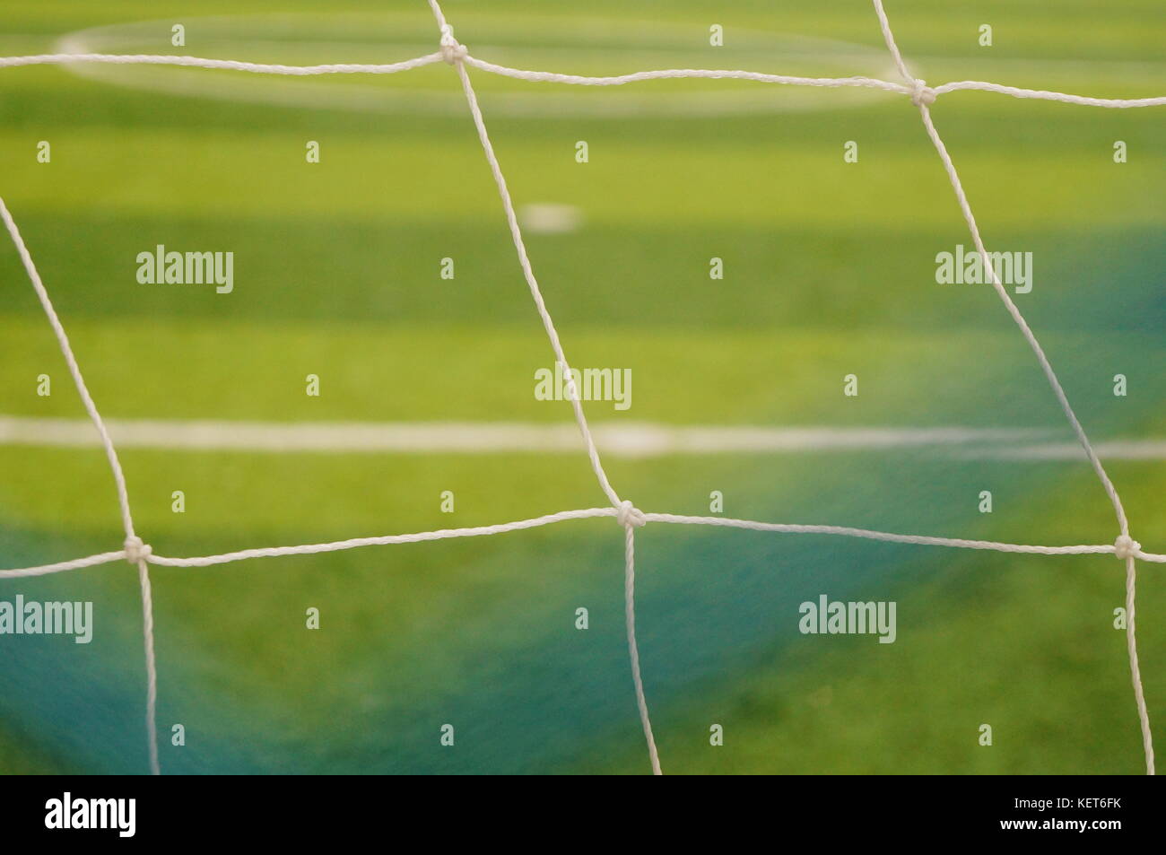 Features of the football stadium and the football net Stock Photo - Alamy