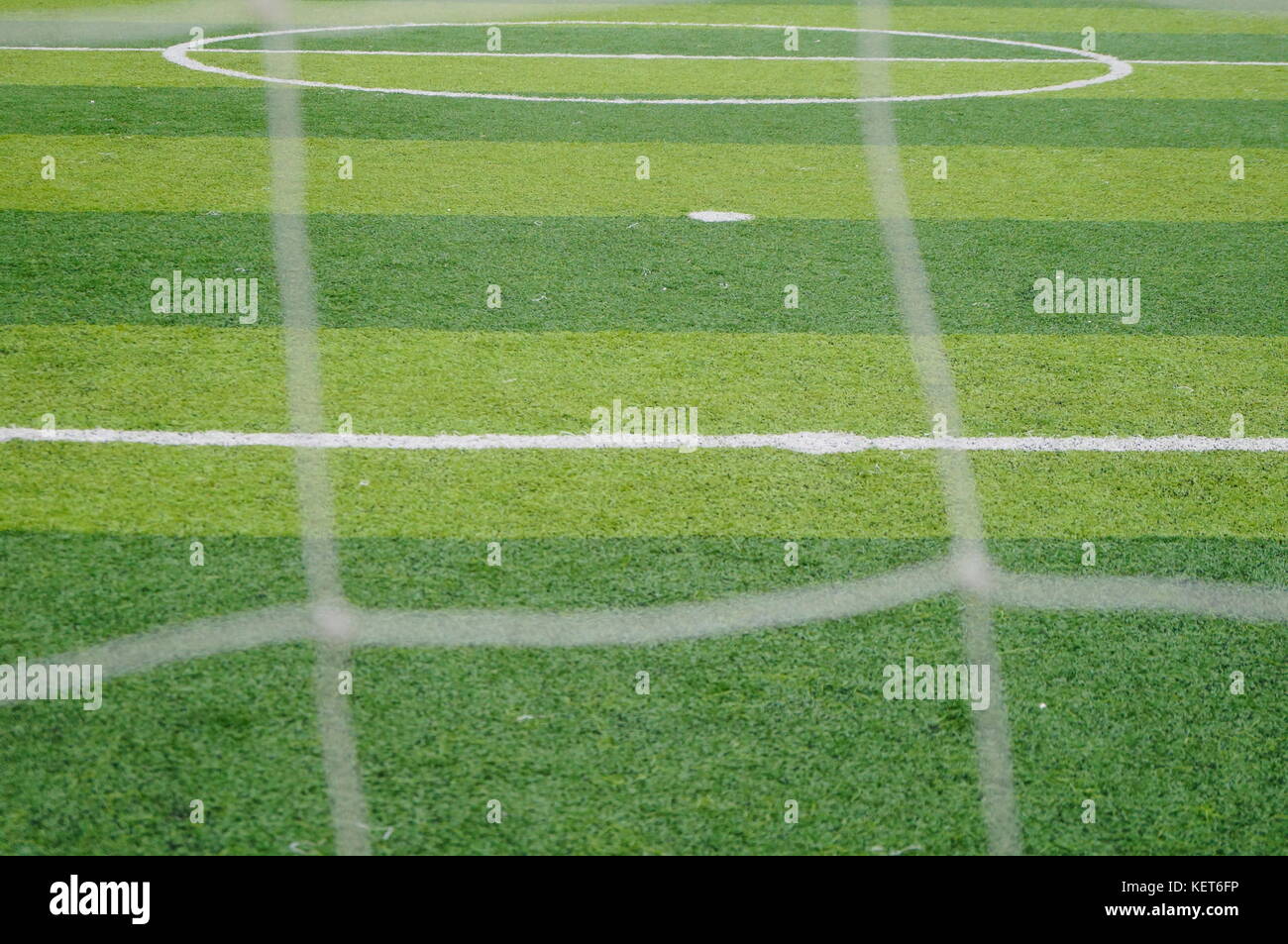 Features of the football stadium and the football net Stock Photo - Alamy