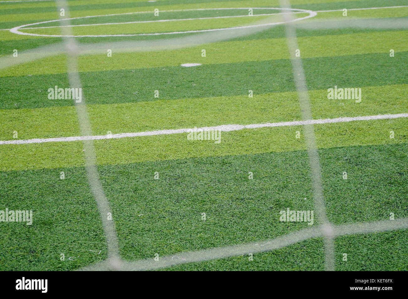 Features of the football stadium and the football net Stock Photo - Alamy