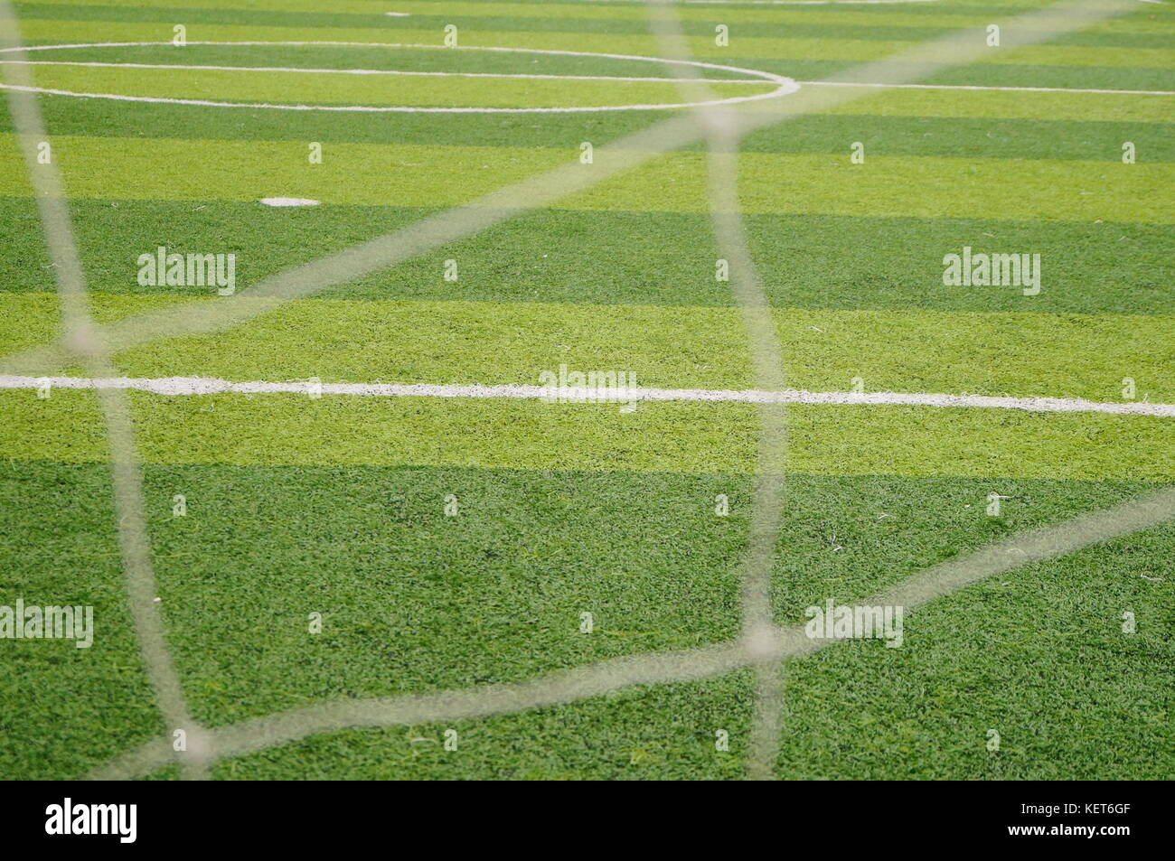 Features of the football stadium and the football net Stock Photo - Alamy