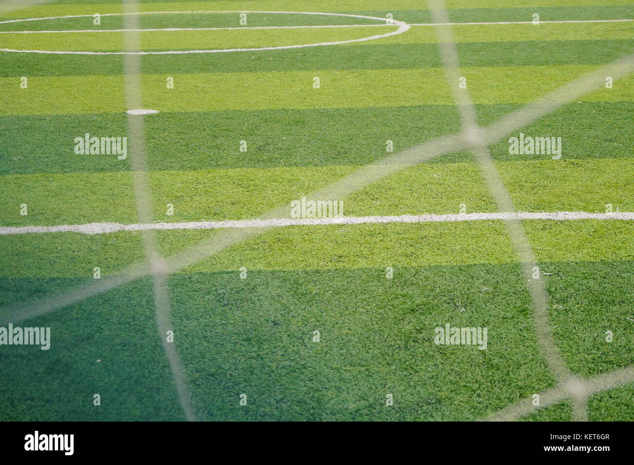 Features of the football stadium and the football net Stock Photo - Alamy