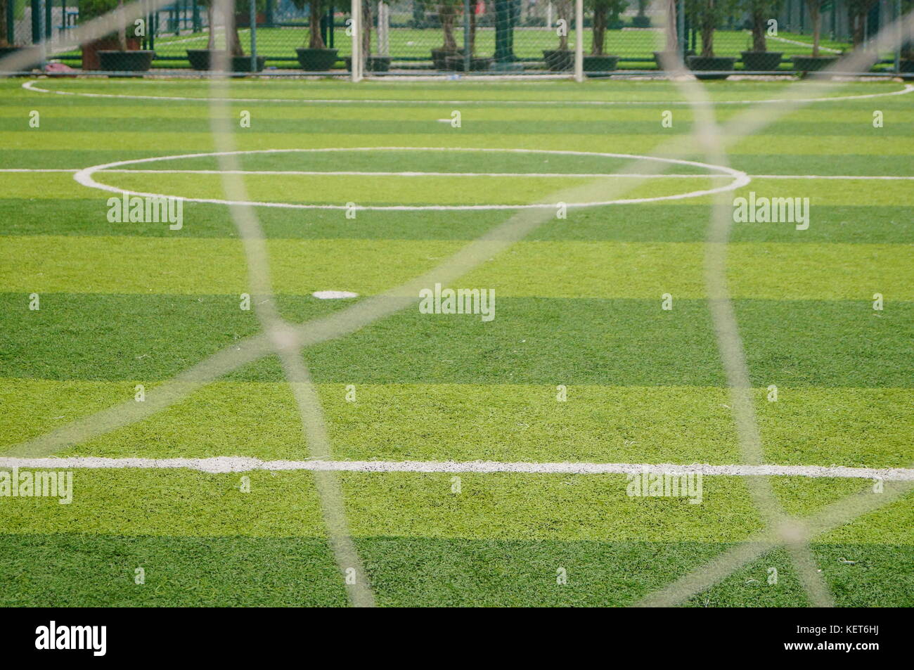 Features of the football stadium and the football net Stock Photo - Alamy