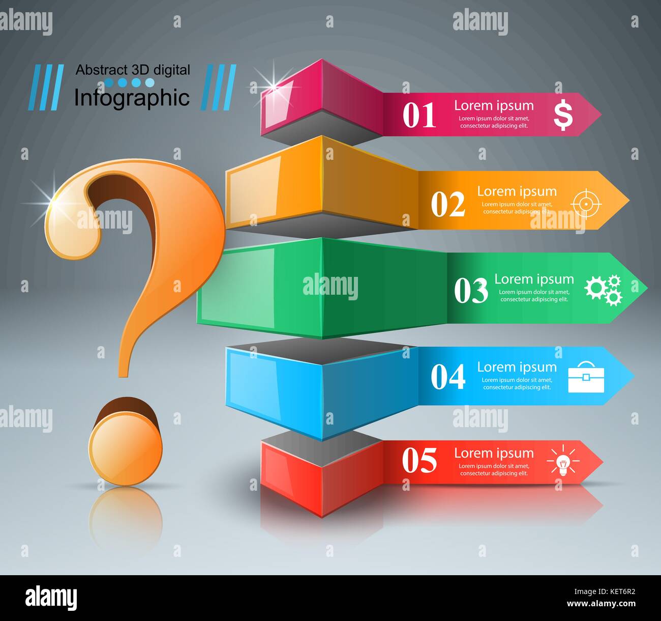 Business infographics. Question mark Stock Vector Image & Art - Alamy