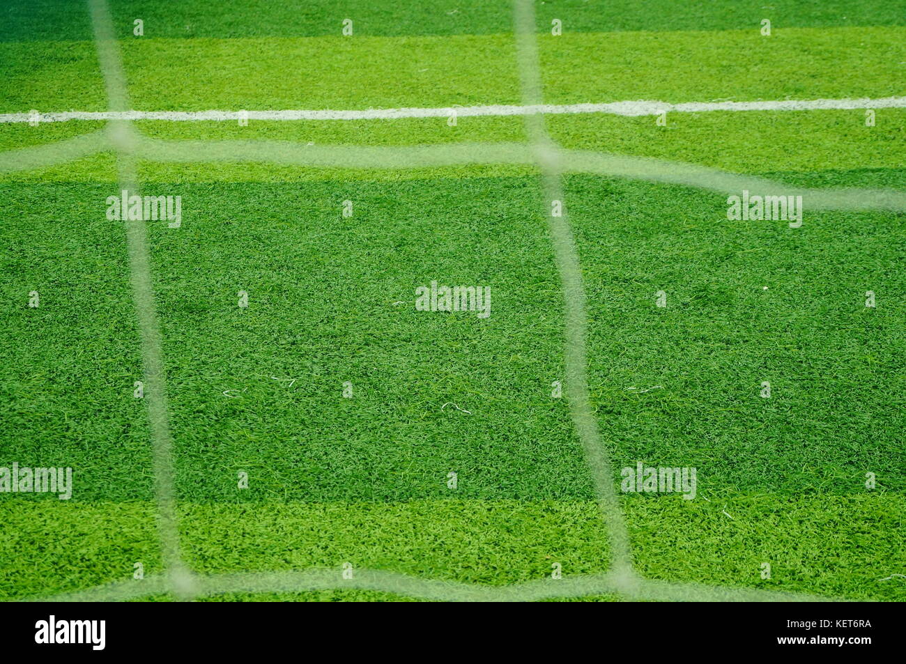 Features of the football stadium and the football net Stock Photo - Alamy