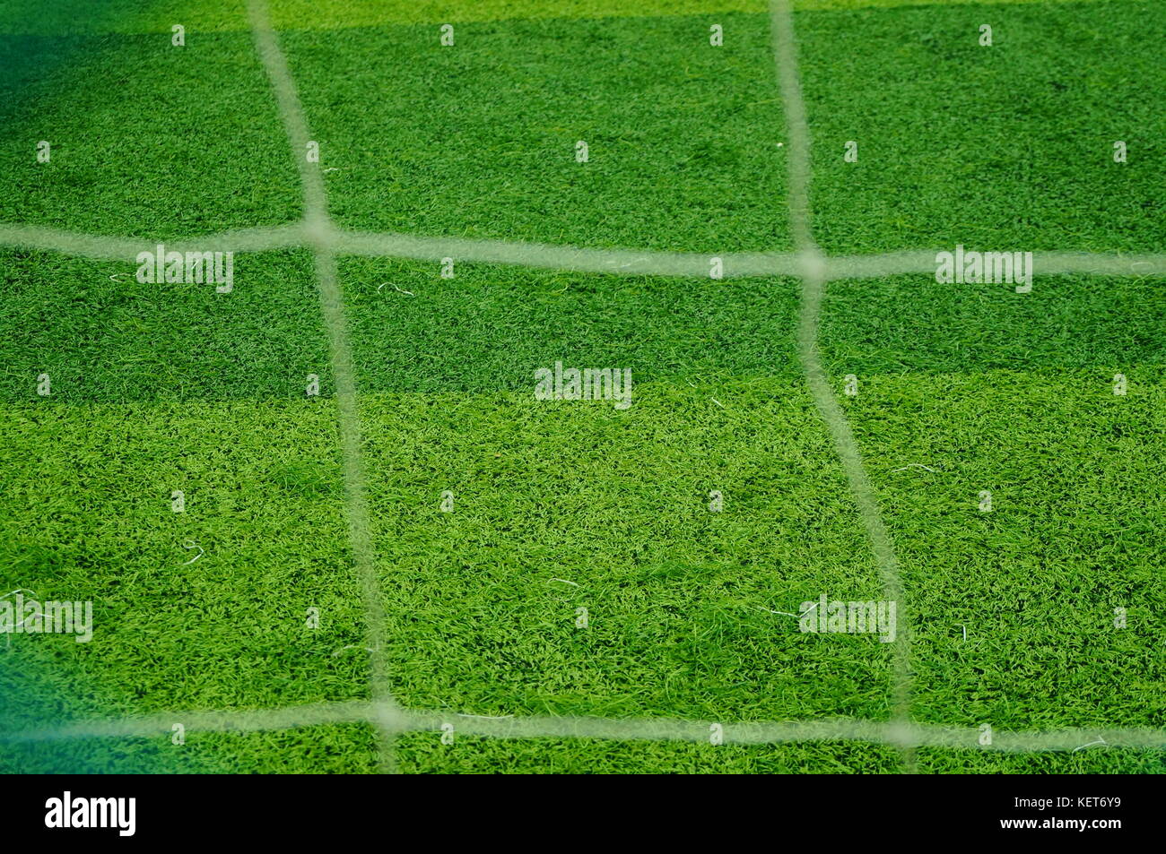Features of the football stadium and the football net Stock Photo - Alamy