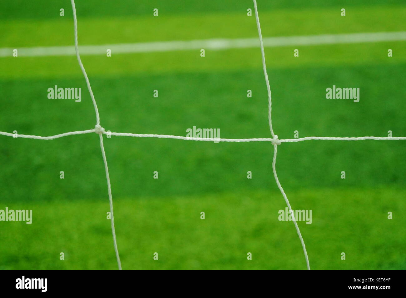 Features of the football stadium and the football net Stock Photo - Alamy