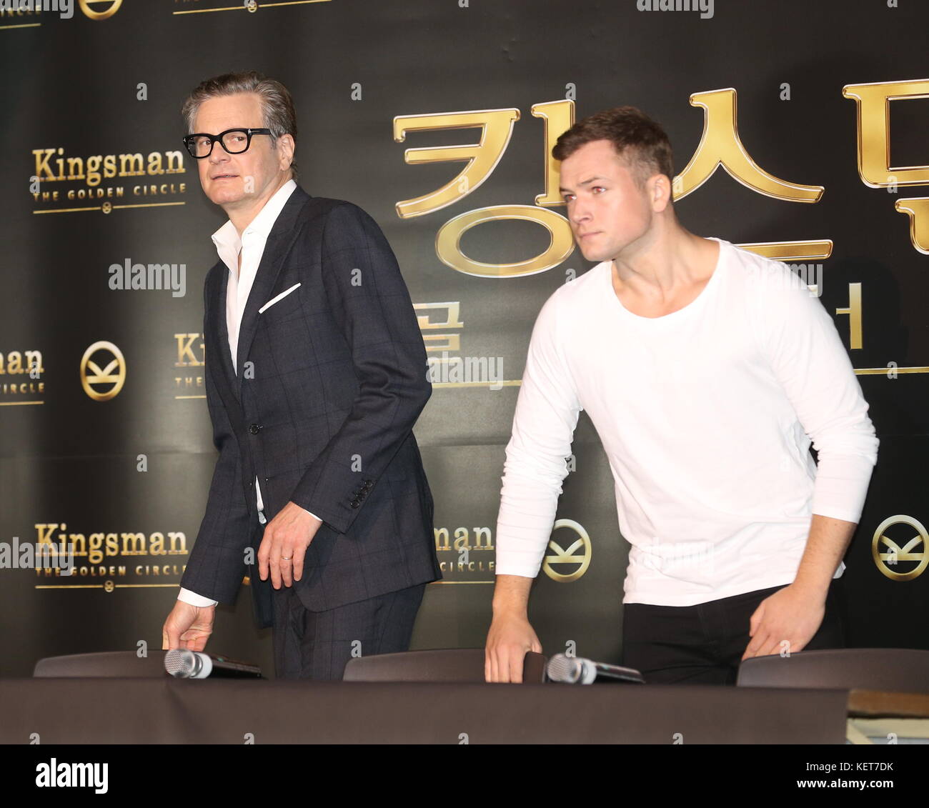'Kingsman: The Golden Circle' press conference in Seoul, South Korea ...