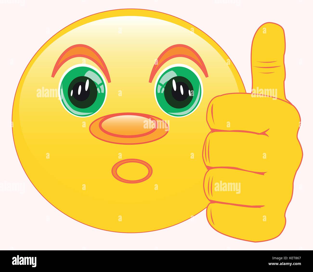 Smaily gesture by hand Stock Vector Image & Art - Alamy