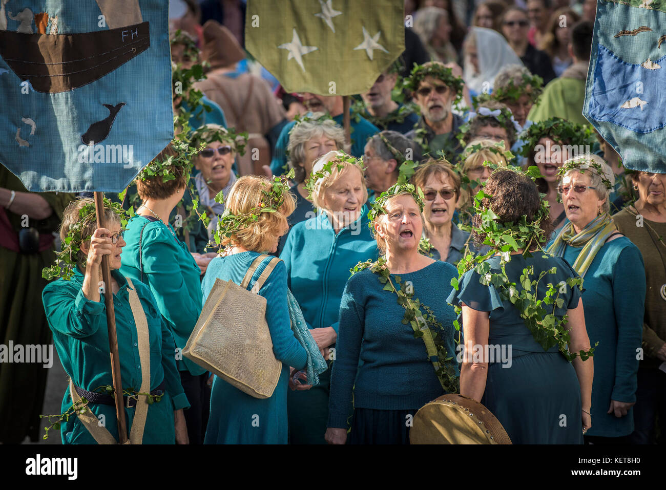 The Suitcase Singers performing in The Ordinalia - Cornish Mystery ...