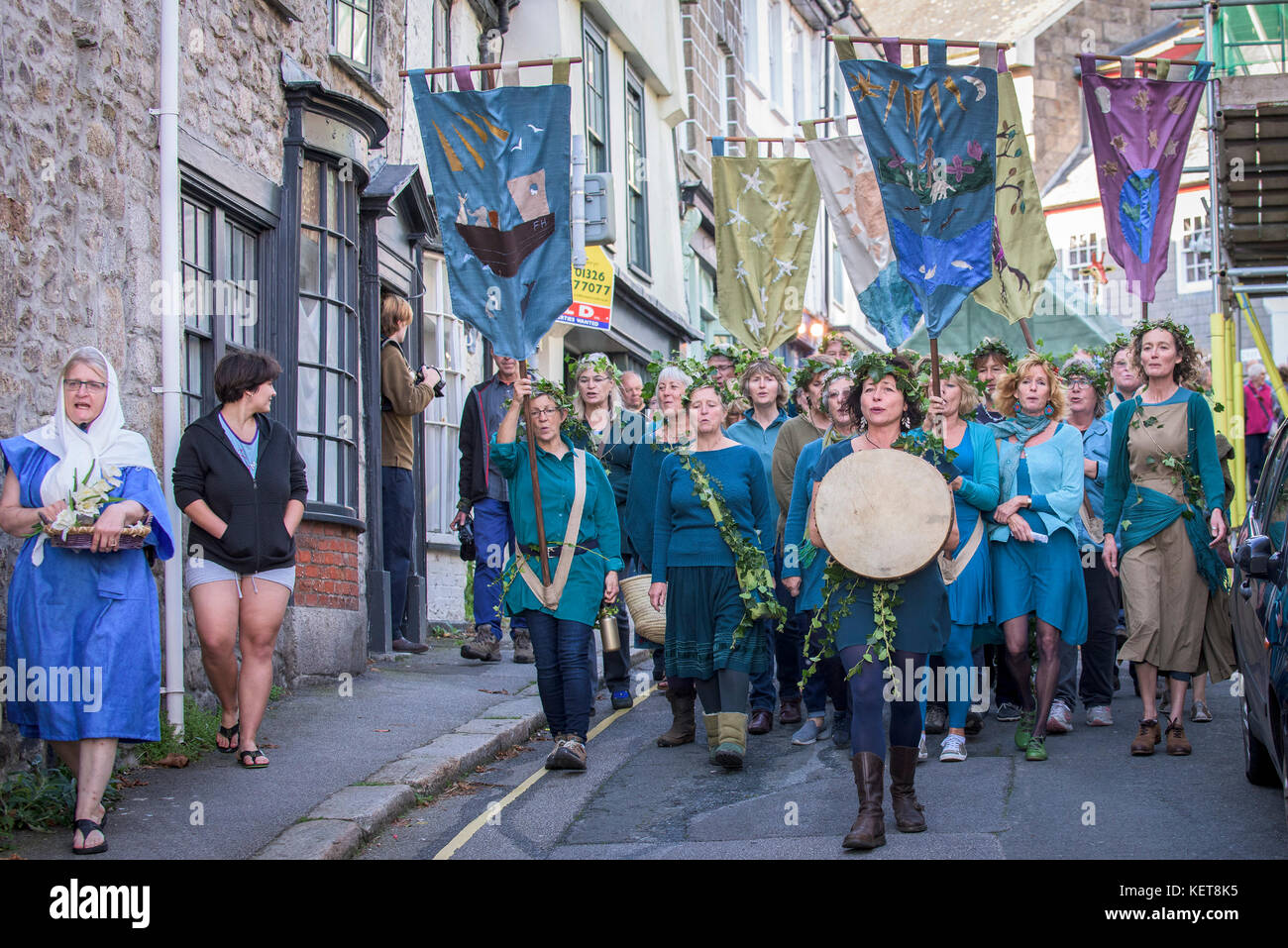 The Suitcase singers performing in The Ordinalia - Cornish Mystery ...