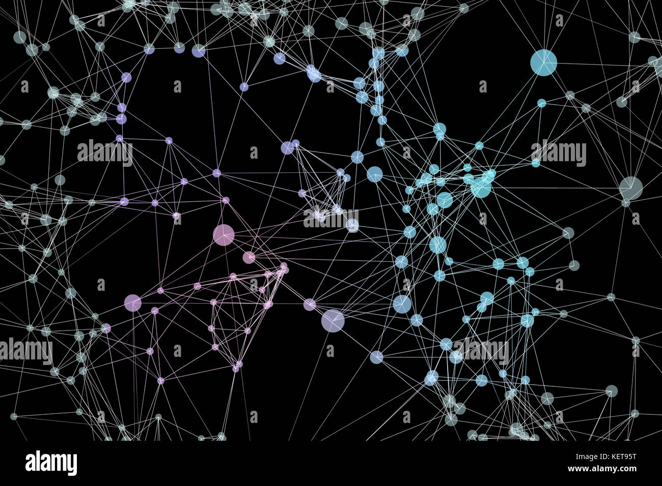 Global network connections with points and lines. Wireframe Stock Photo - Alamy