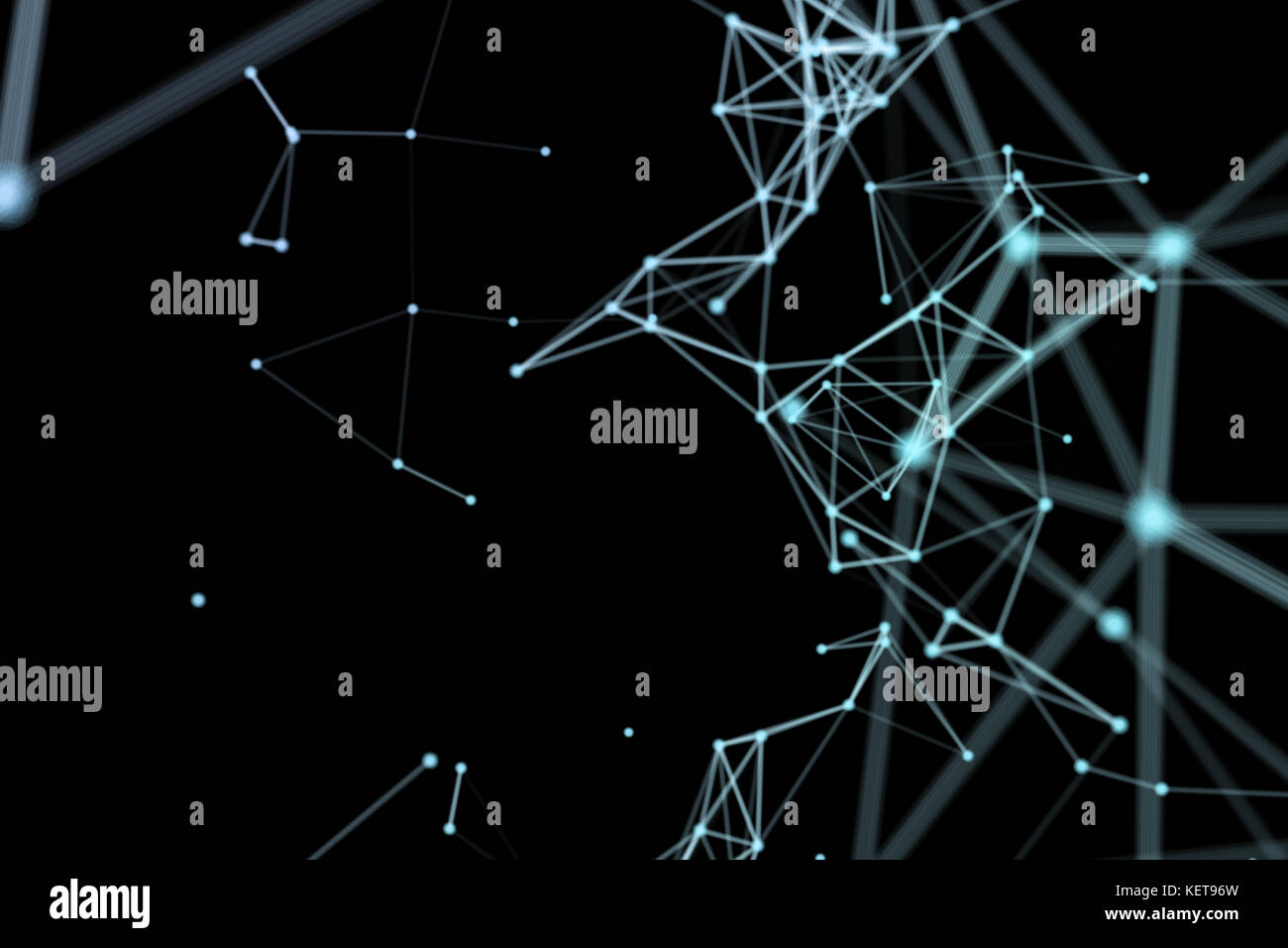 Concept of Network, internet communication. 3d illustration Stock Photo ...