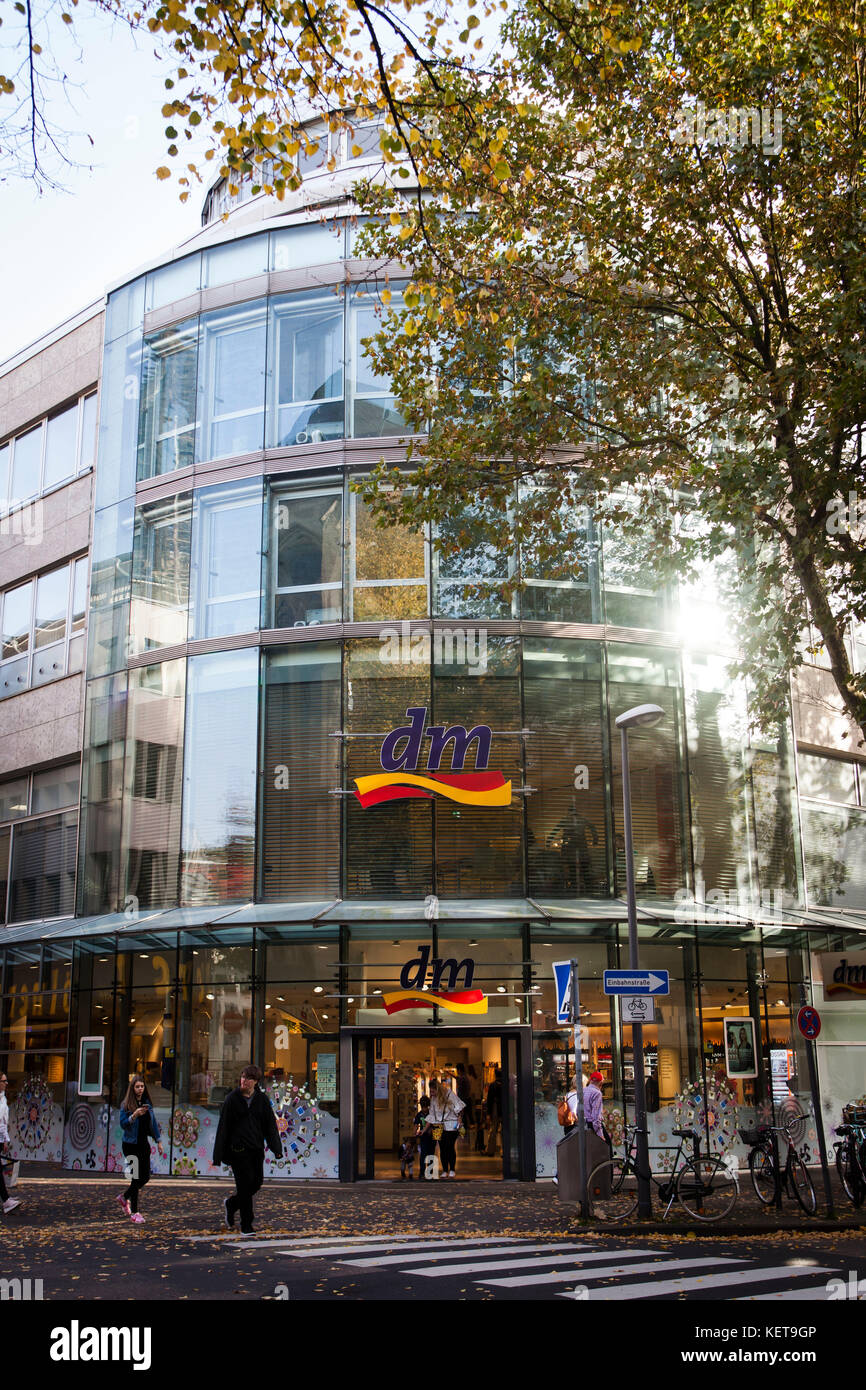Europe, Germany, North Rhine-Westphalia, Cologne, DM drugstore on the ...