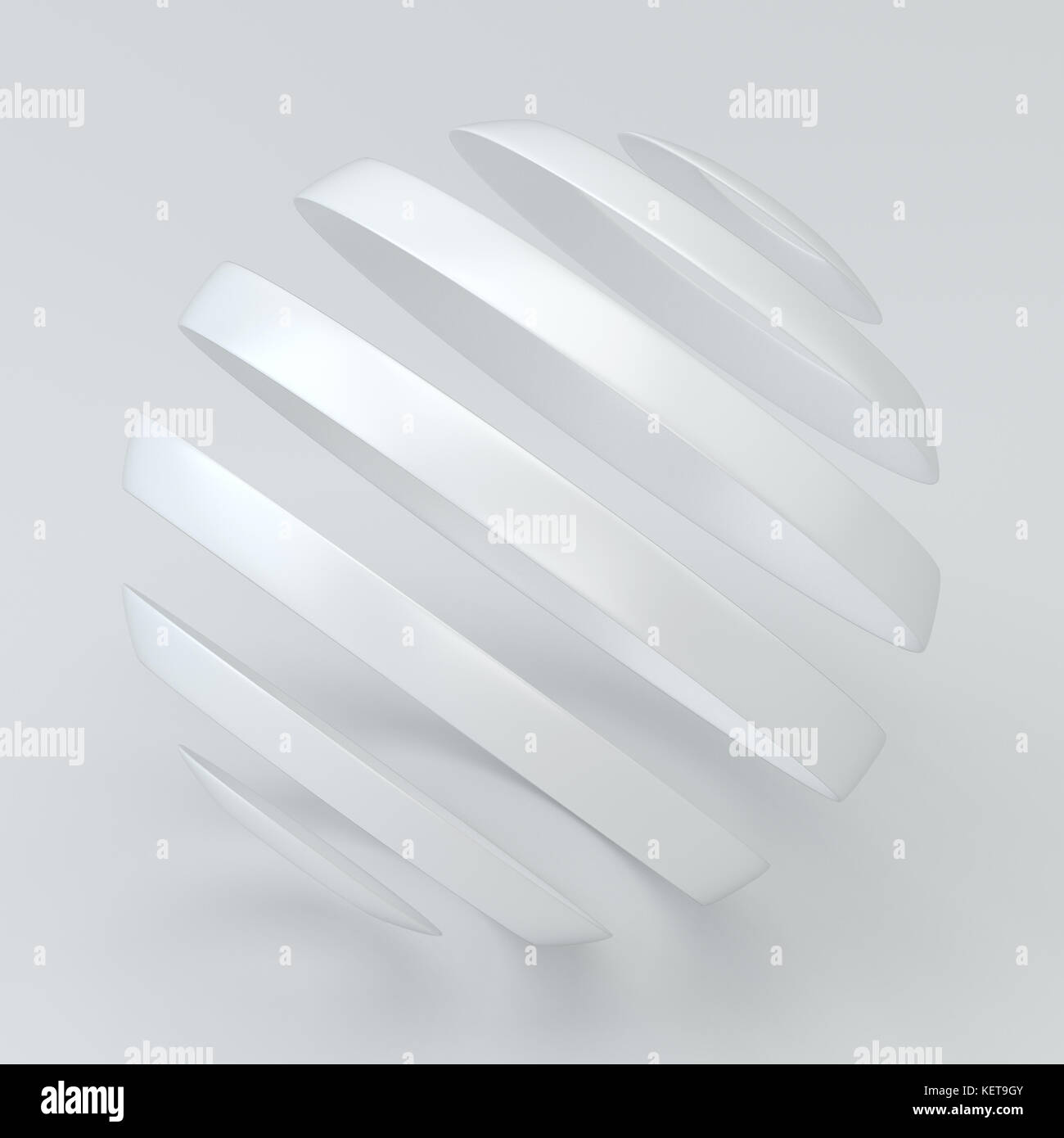 Abstract sphere. 3d rendering lines ball. Logo for web design company ...