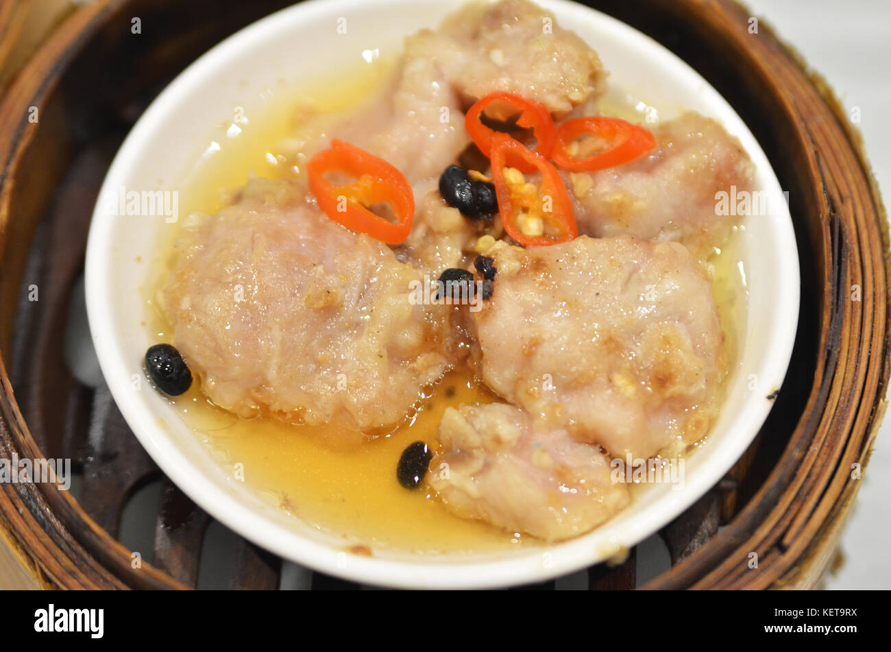 Chinese dim sum Black bean steamed pork ribs Stock Photo - Alamy