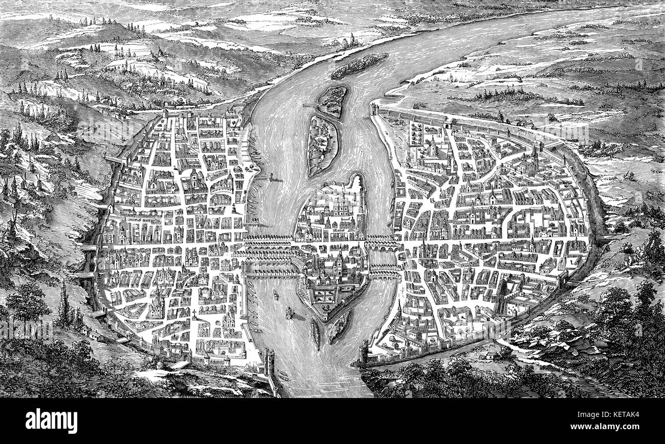 12th century paris Black and White Stock Photos & Images - Alamy