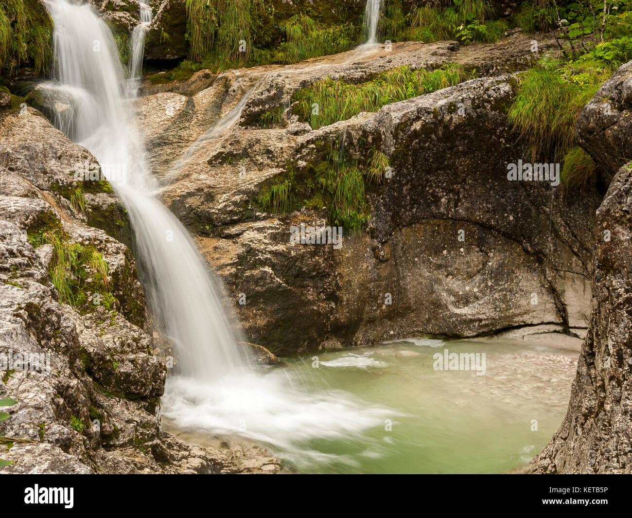 Hallstatt waterfall hi-res stock photography and images - Alamy