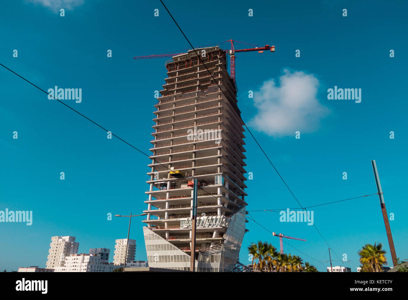 Casablanca, Morocco - May 05, 2017 : buildings in a construction site ...