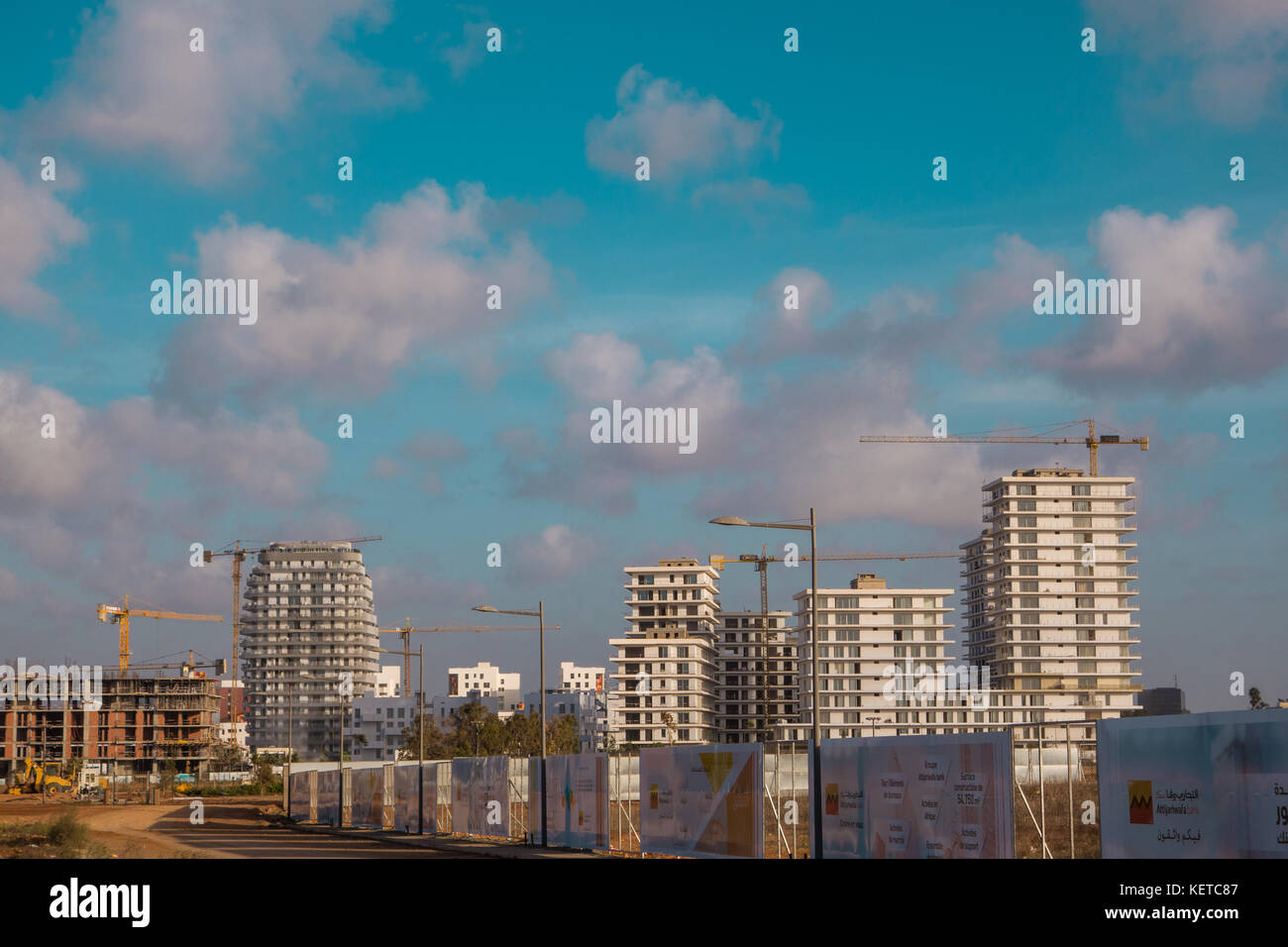 Casablanca, Morocco - May 05, 2017 : buildings in a construction site ...