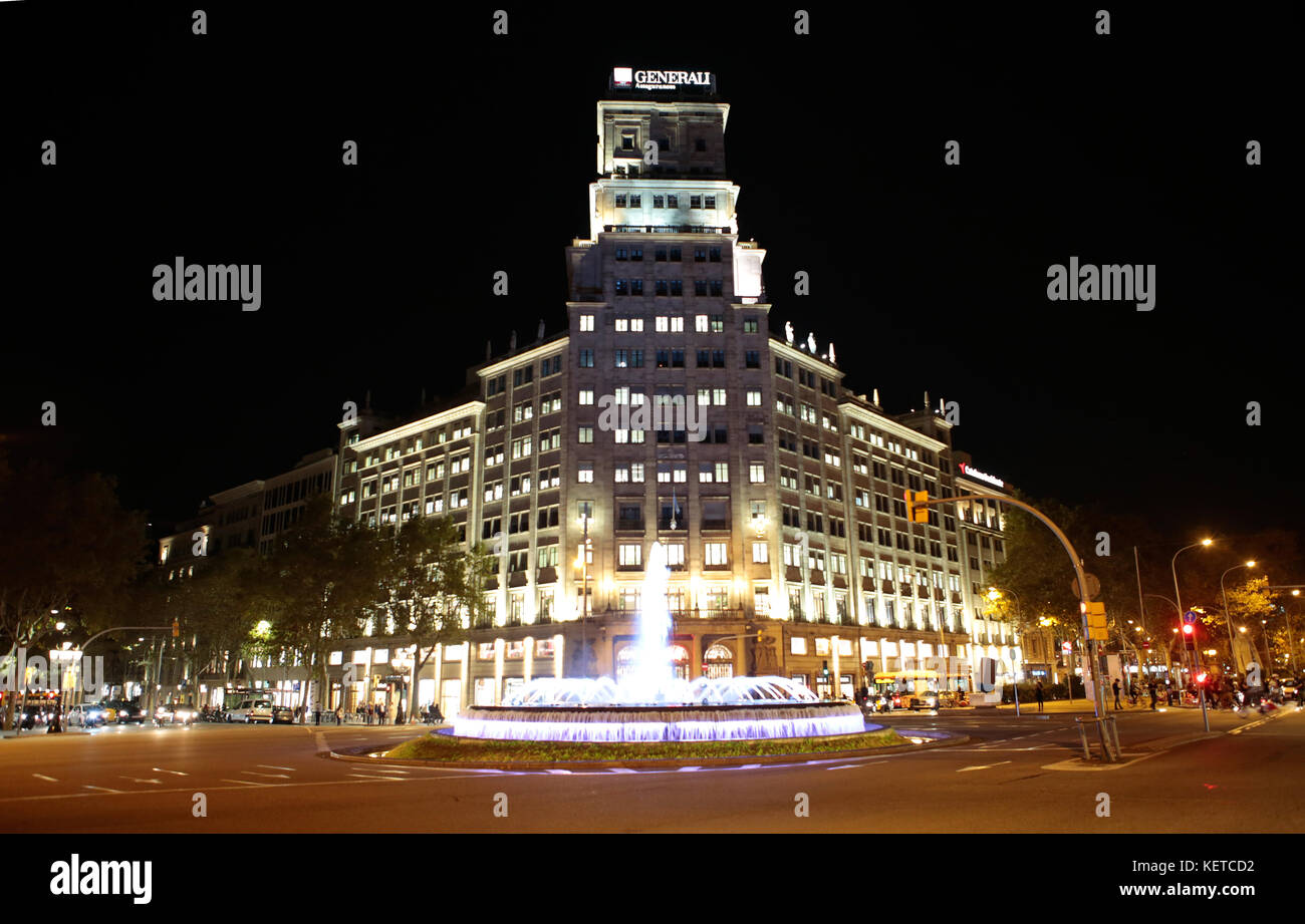 generali building in barcelona Stock Photo - Alamy