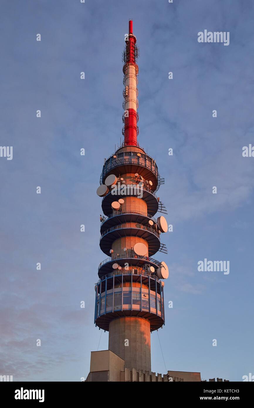 Transmitter Antenna Tower Stock Photo - Alamy