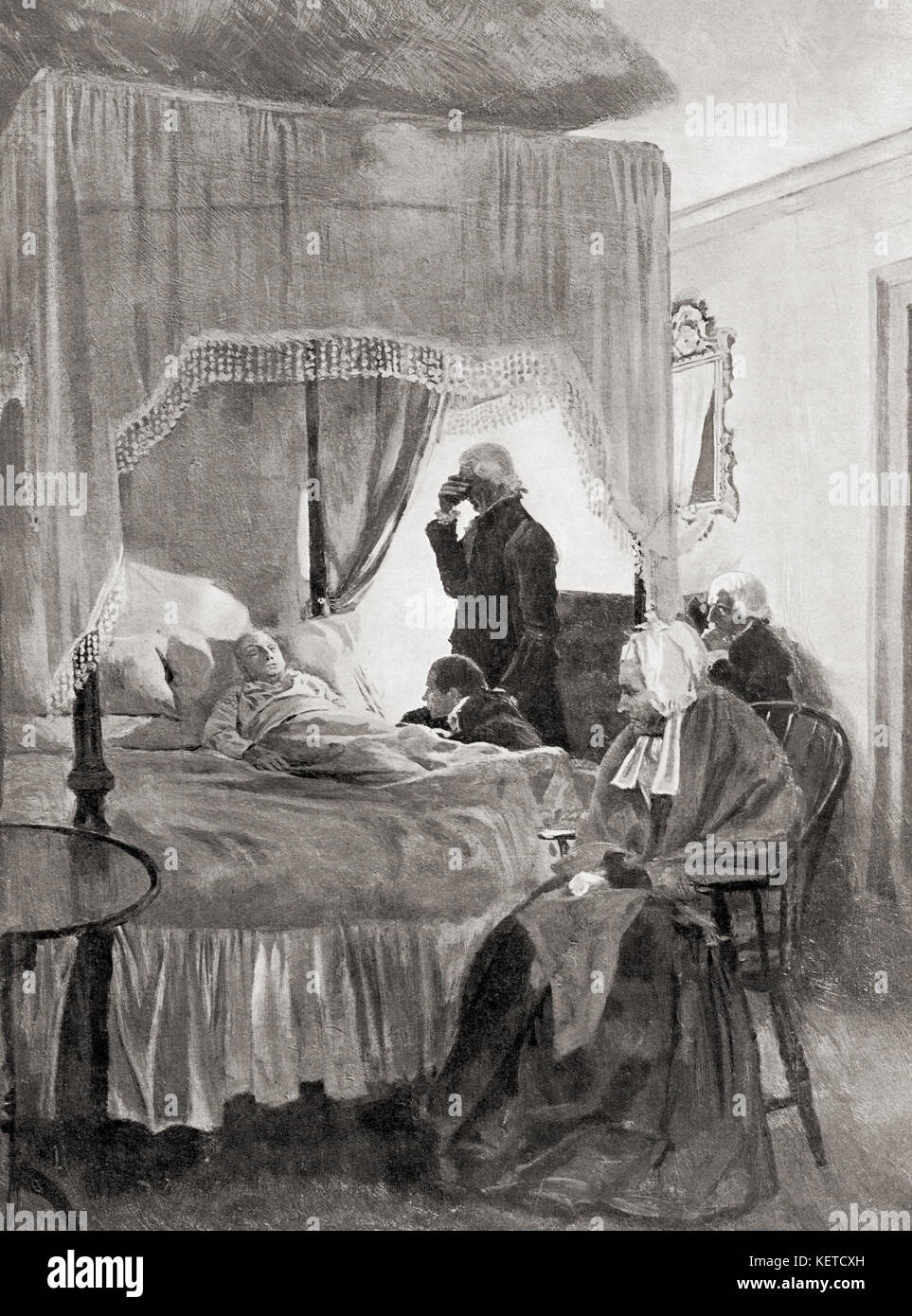 George Washington En Su Muerte