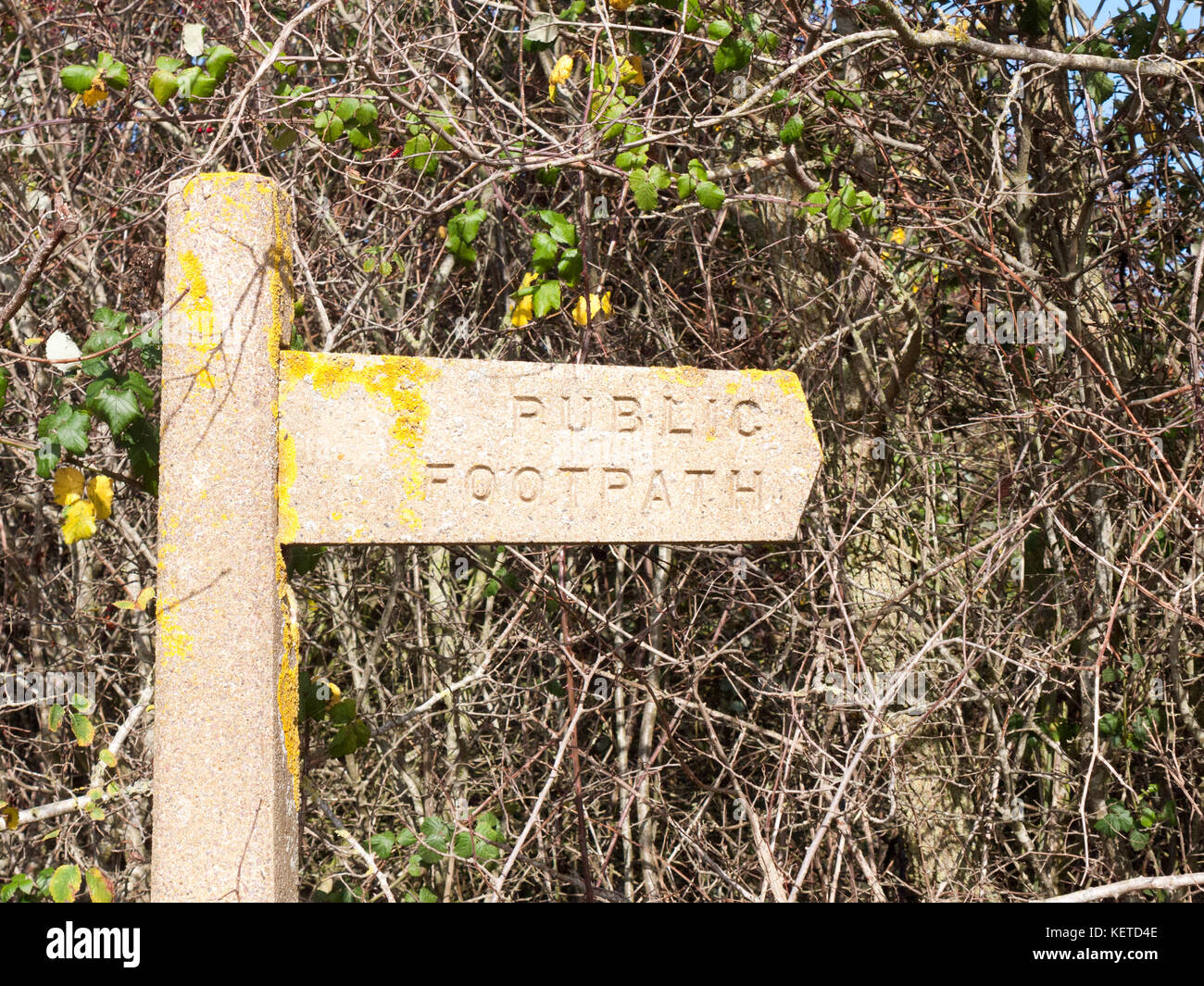 Historical public footpath sign hi-res stock photography and images - Alamy