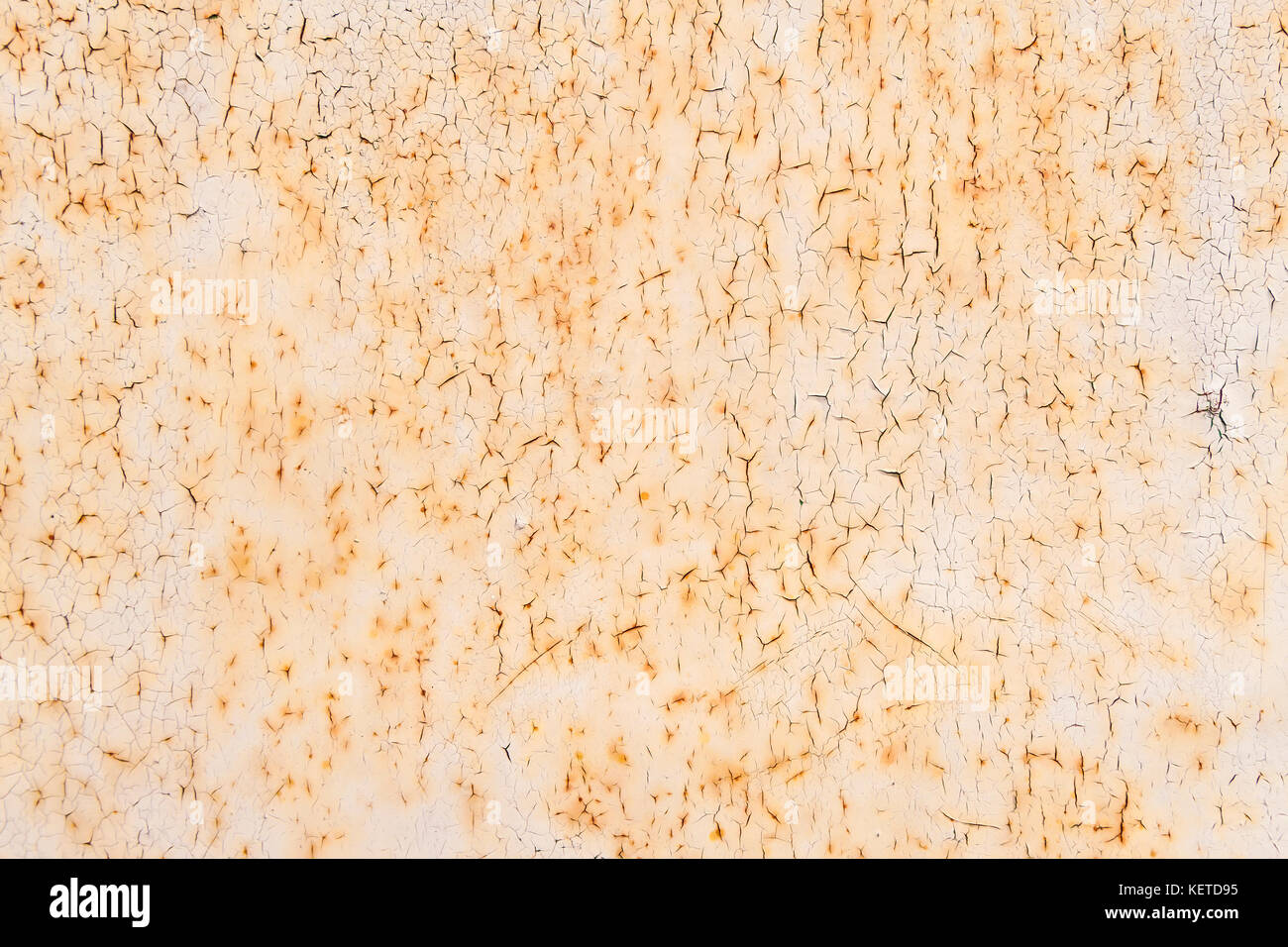 Metal texture with scratches and cracks. Cracking and peeling paint on ...