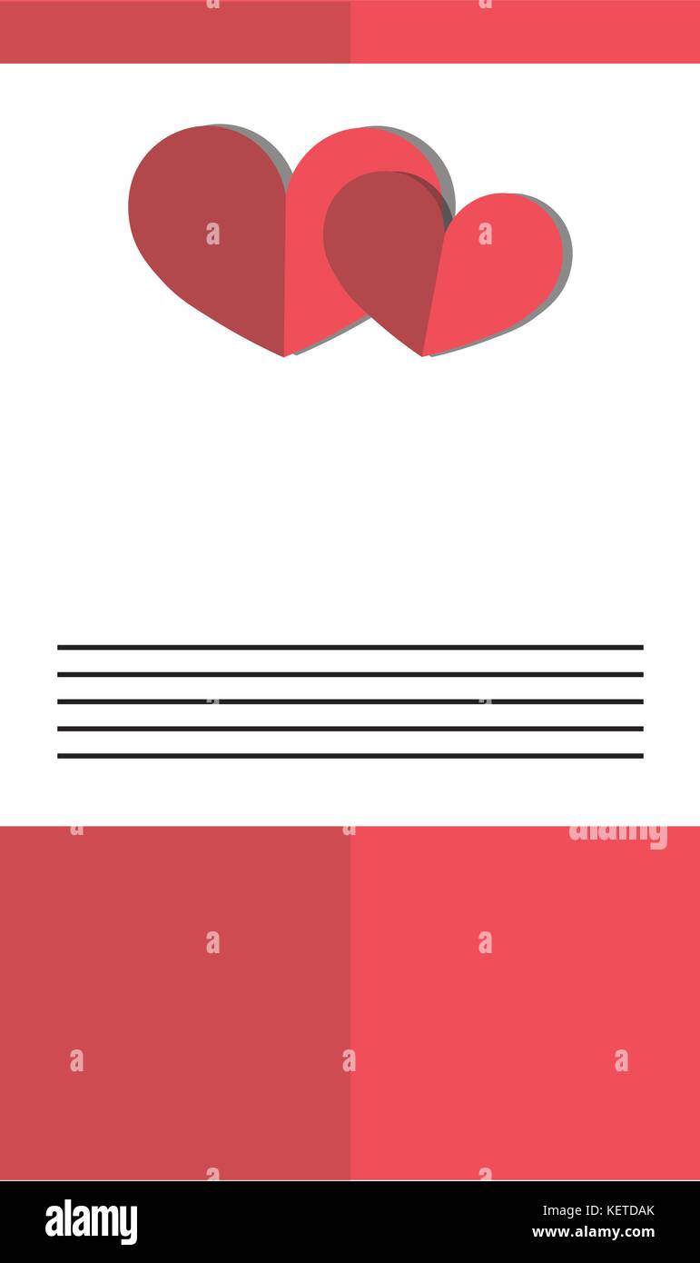 VALENTINE INVITATION A5 FORMAT (PERFECT TO PRINT Stock Vector Image ...