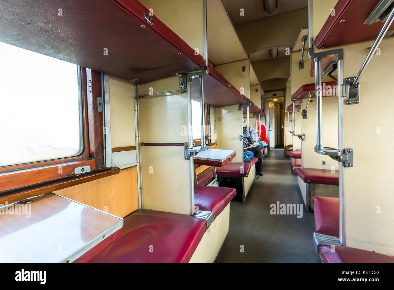Inside Passenger Train Sleeper Cars
