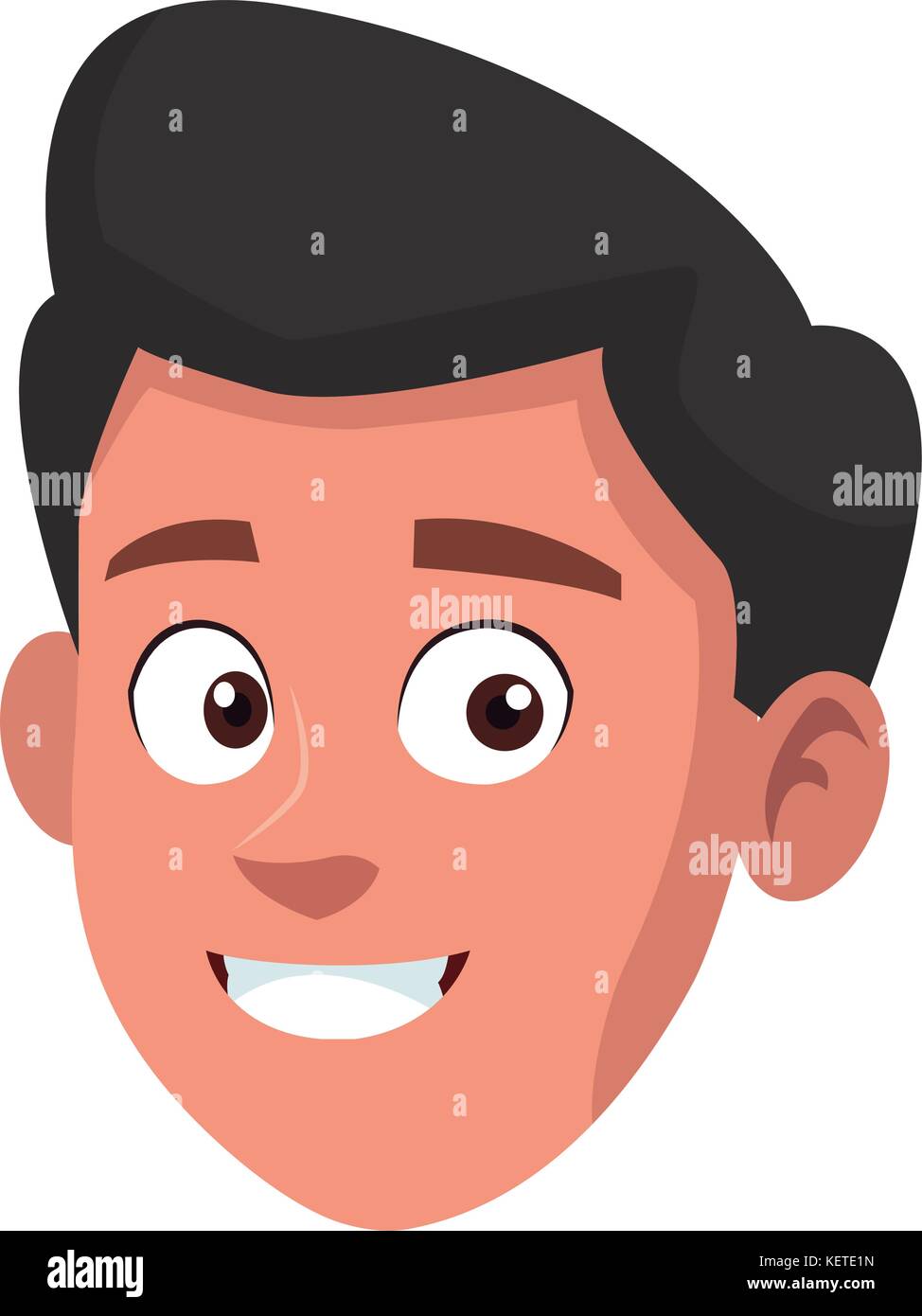 Man smiling cartoon Stock Vector Image & Art - Alamy