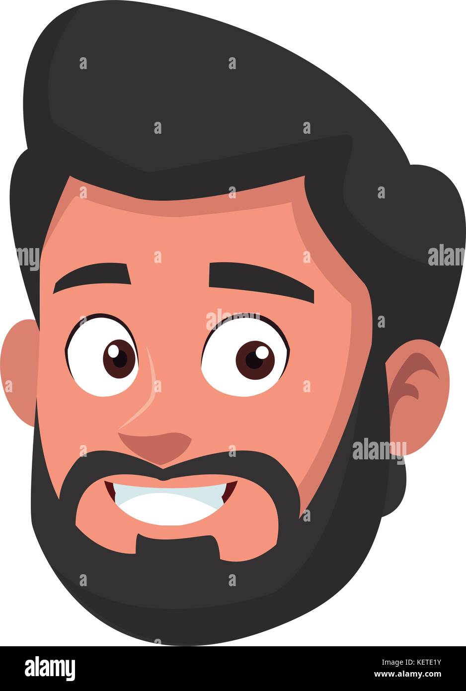 Man smiling cartoon Stock Vector Image & Art - Alamy