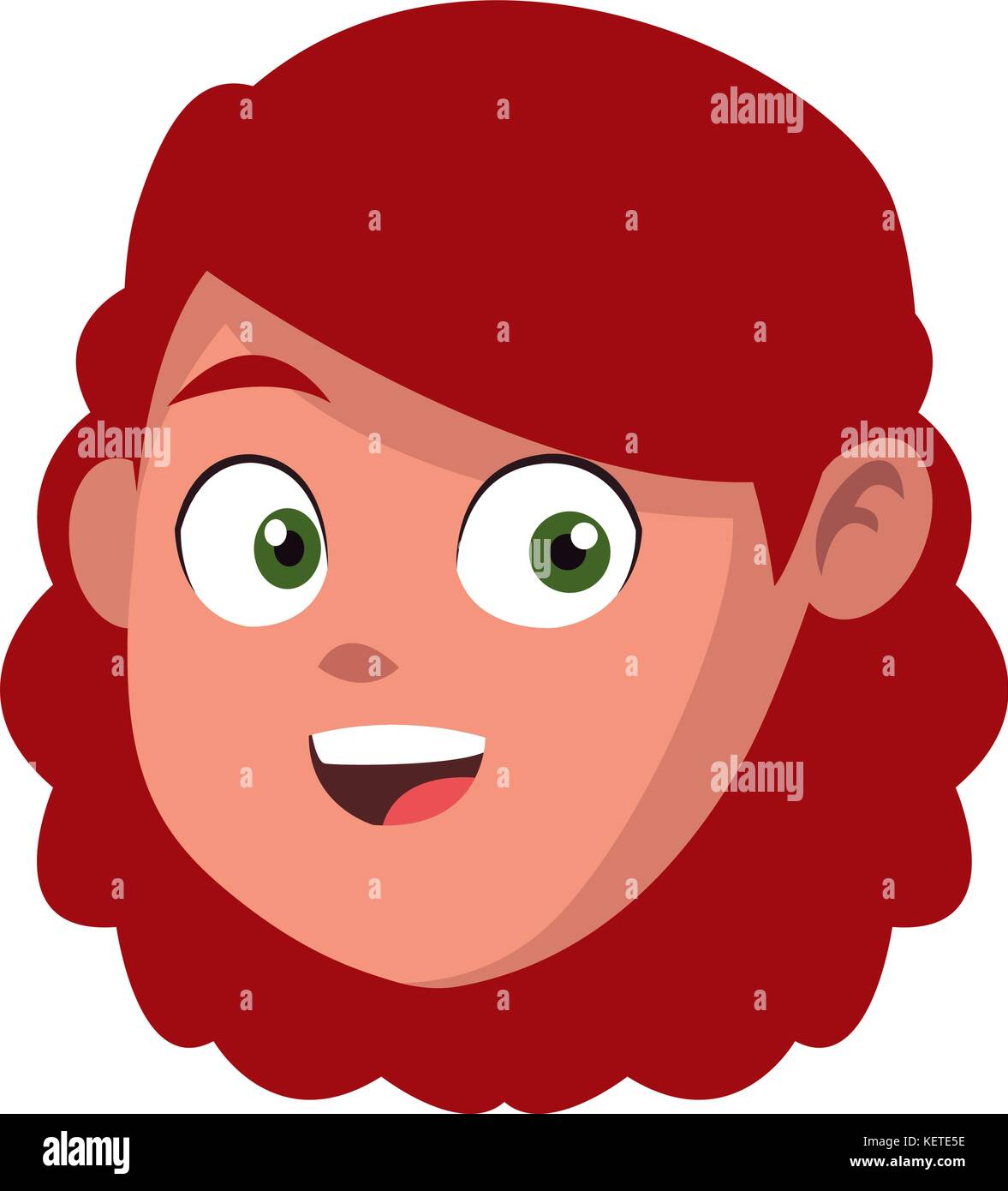 Girl cartoon face Stock Vector Image & Art - Alamy