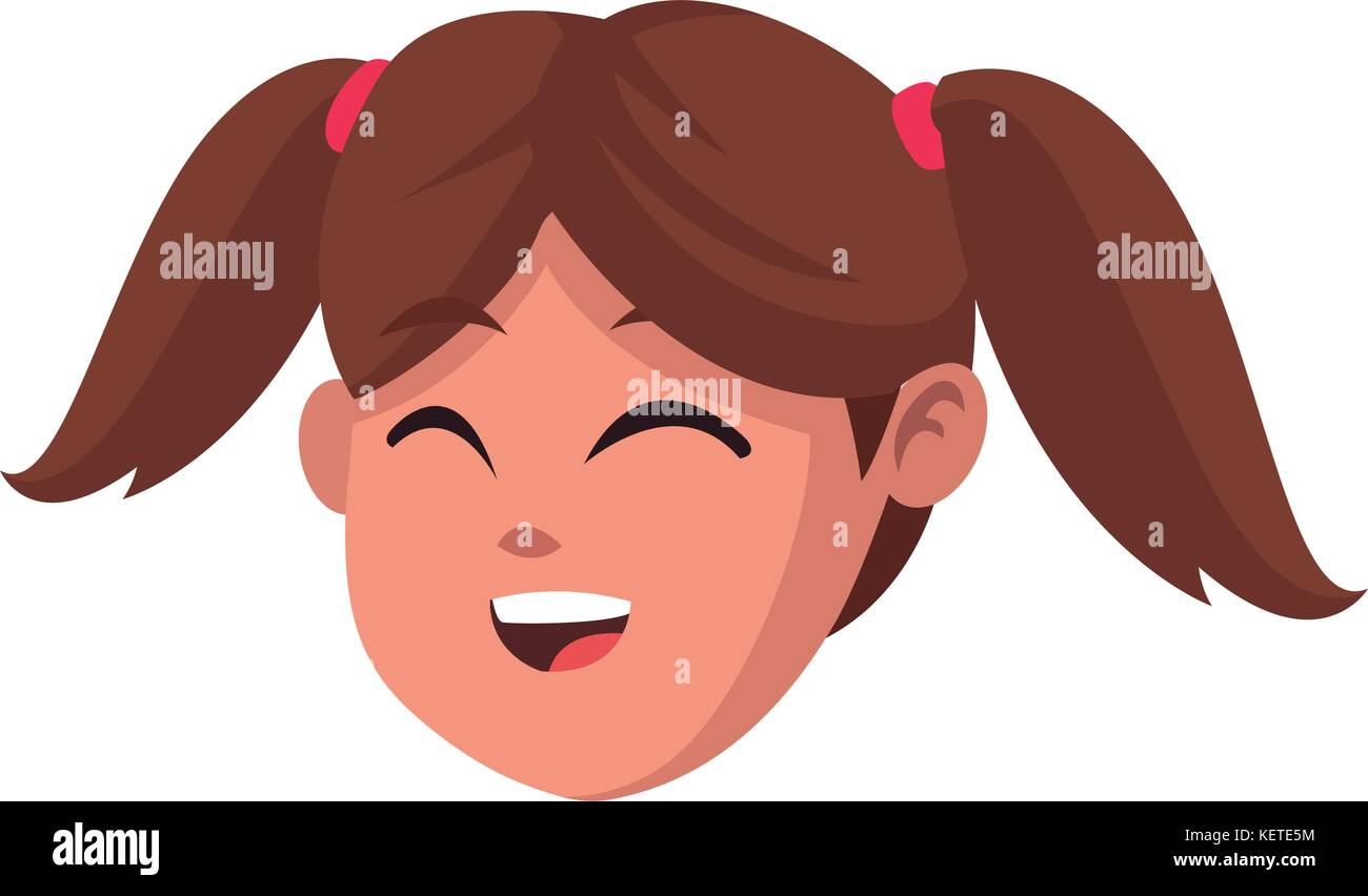 Girl cartoon face Stock Vector Image & Art - Alamy
