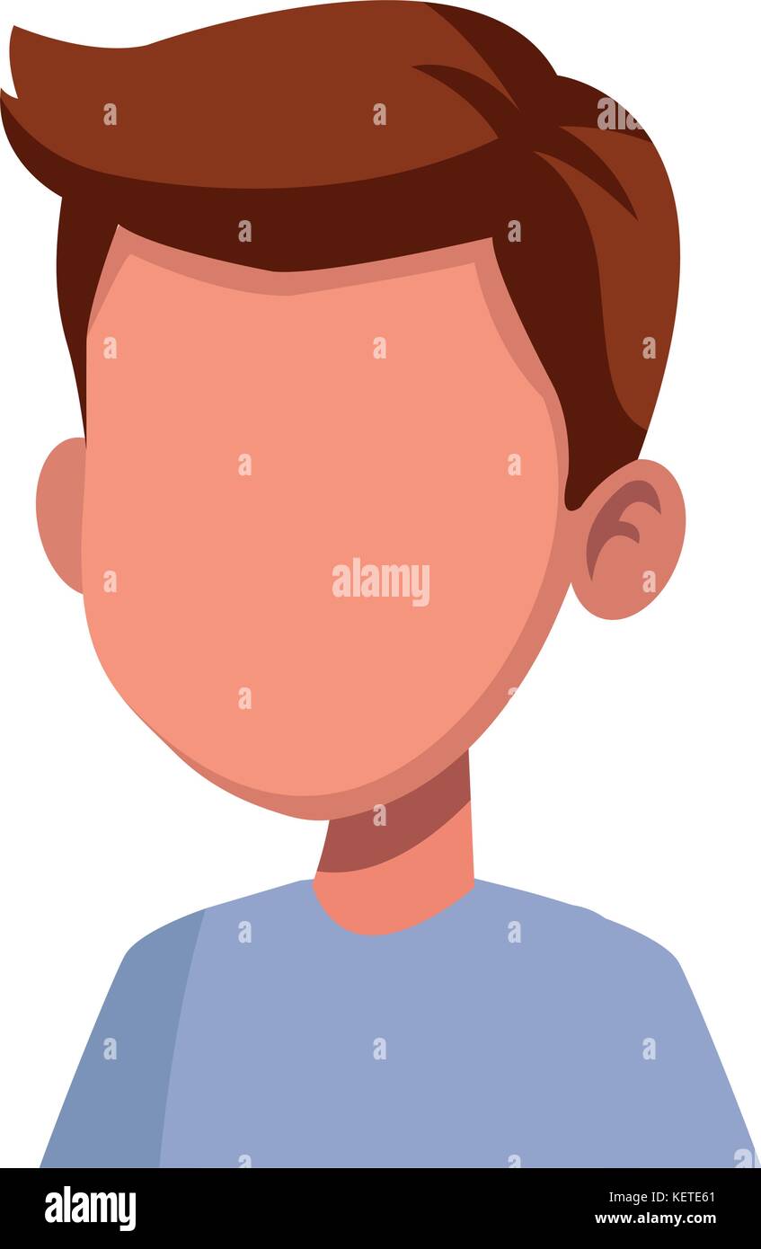 Boy faceless cartoon Stock Vector Image & Art - Alamy
