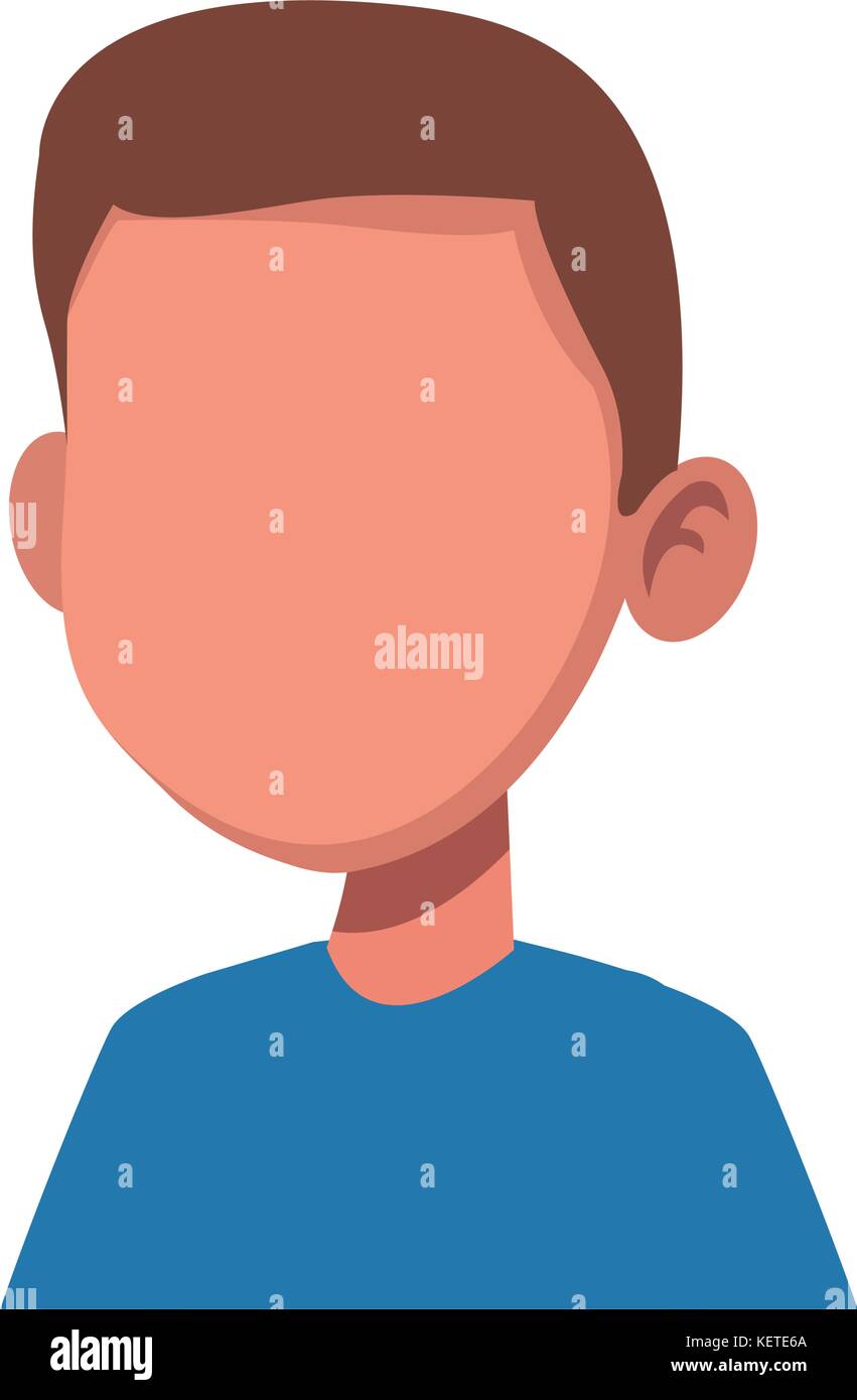 Boy faceless cartoon Stock Vector Image & Art - Alamy