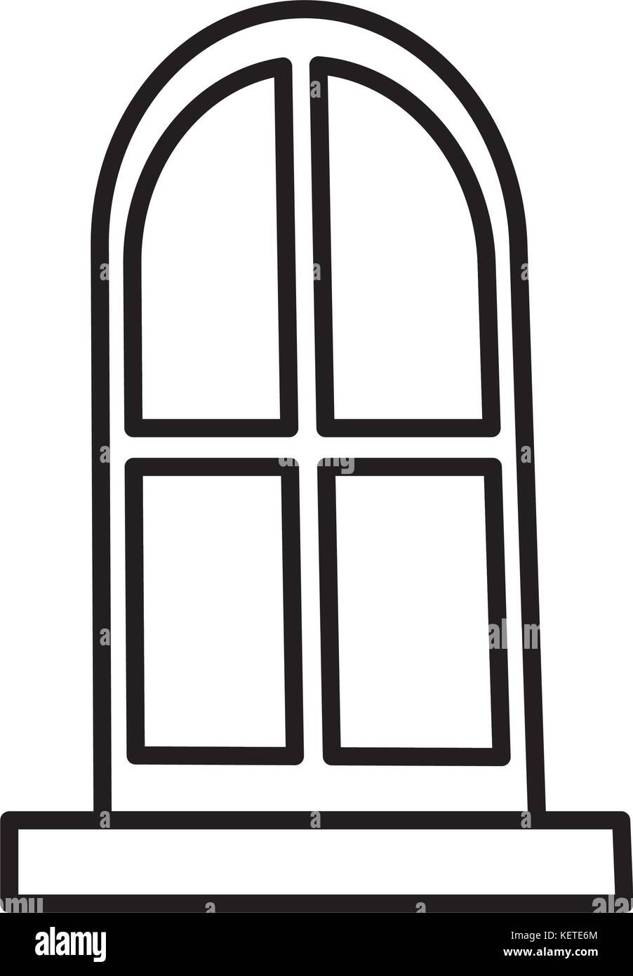 House big window Stock Vector Image & Art - Alamy