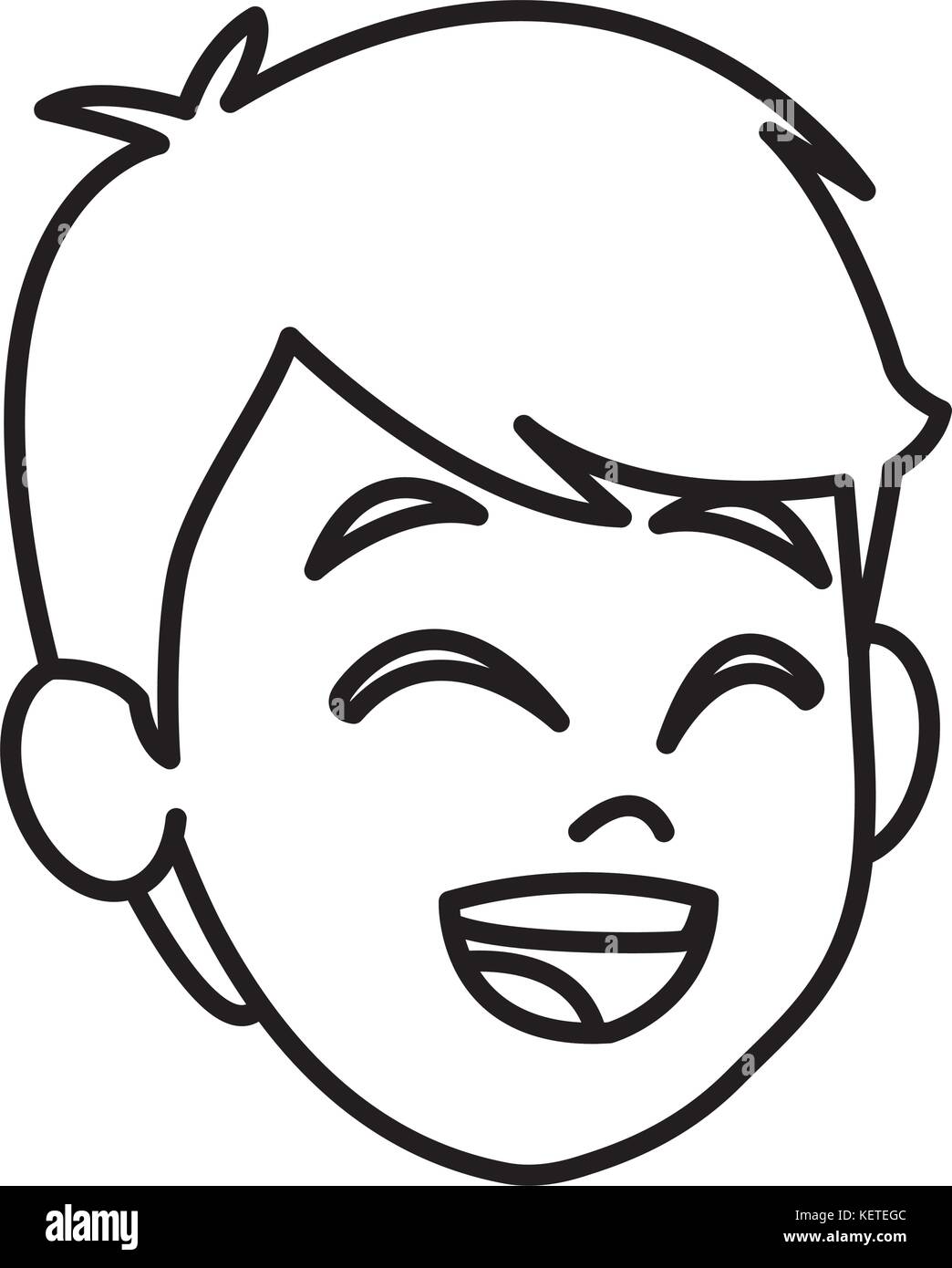 Boy face cartoon Stock Vector Image & Art - Alamy
