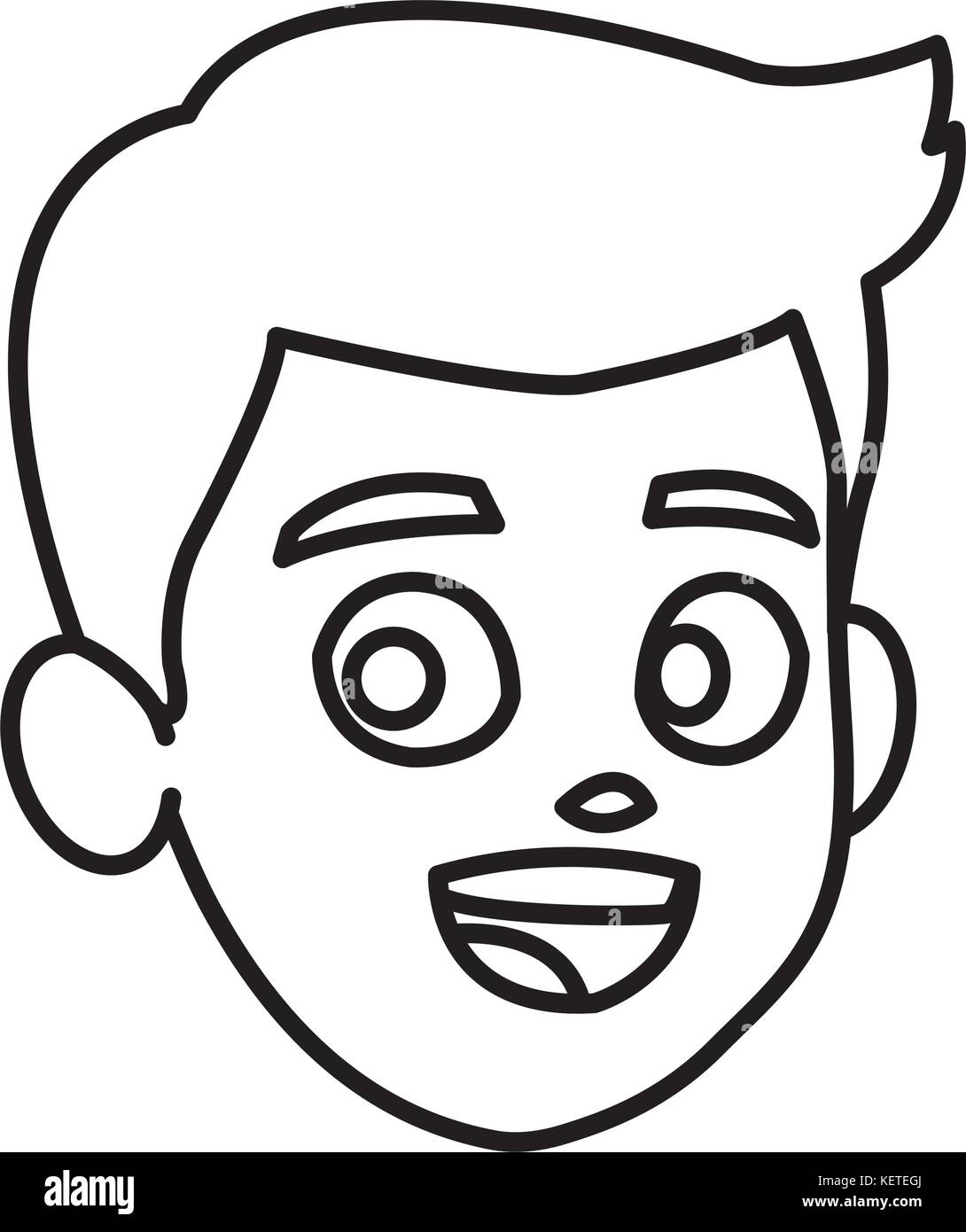 Boy face cartoon Stock Vector Image & Art - Alamy