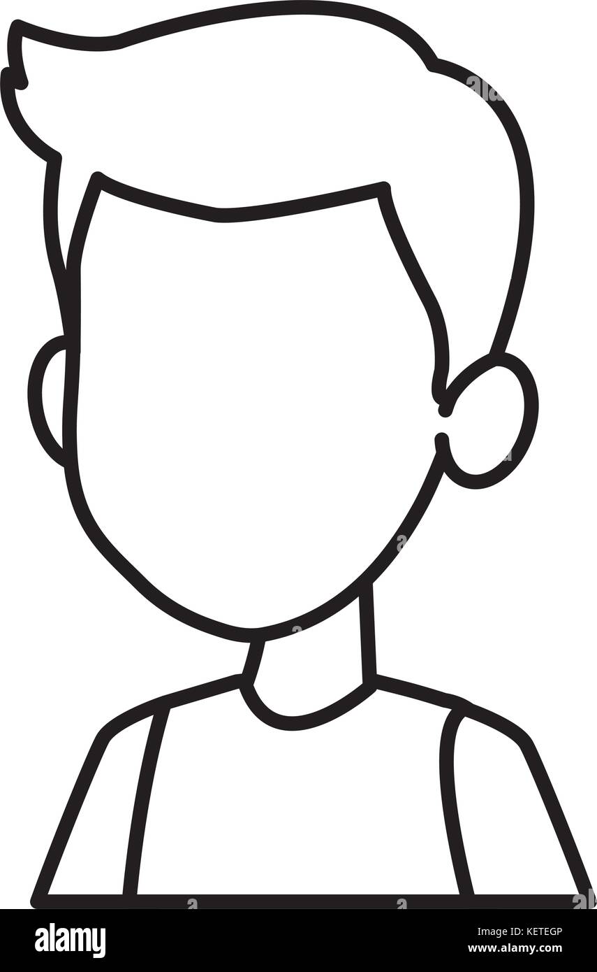 Boy faceless cartoon Stock Vector Image & Art - Alamy