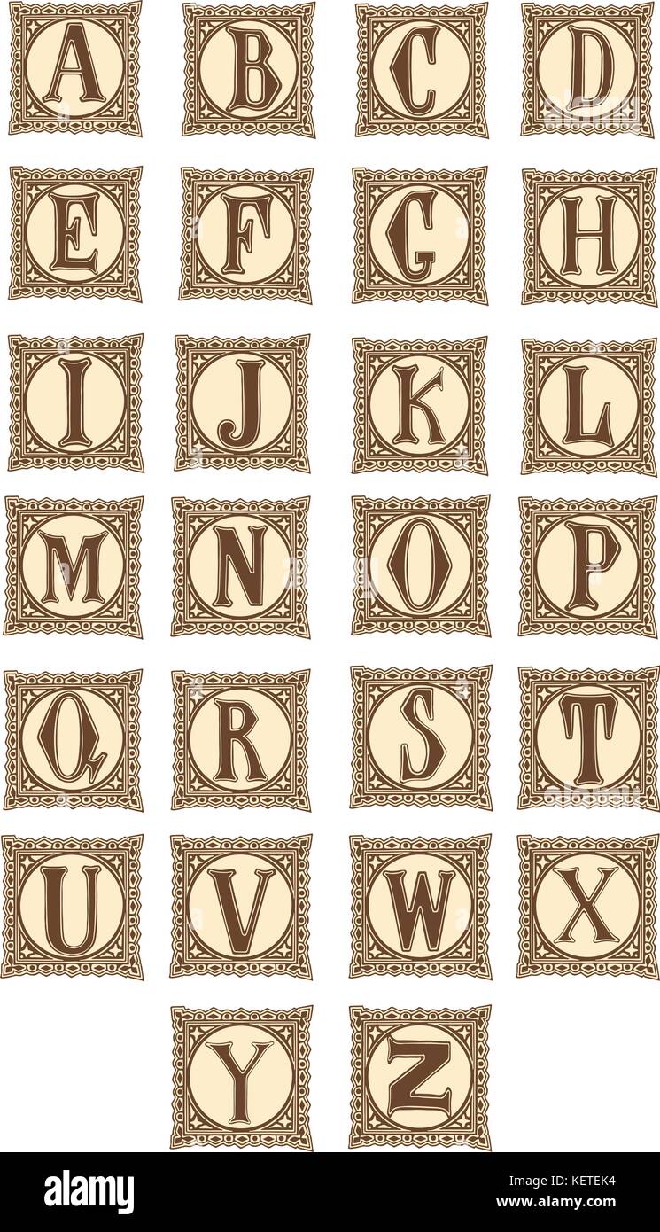 Medieval alphabet hi-res stock photography and images - Alamy