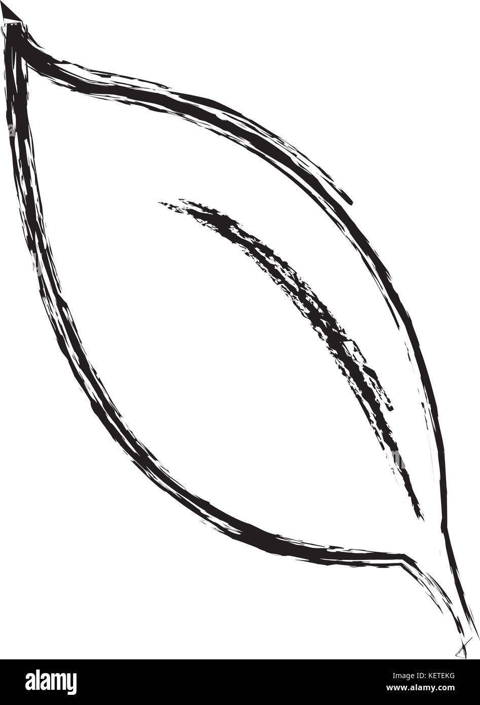 Leaf isolated symbol Stock Vector Image & Art - Alamy