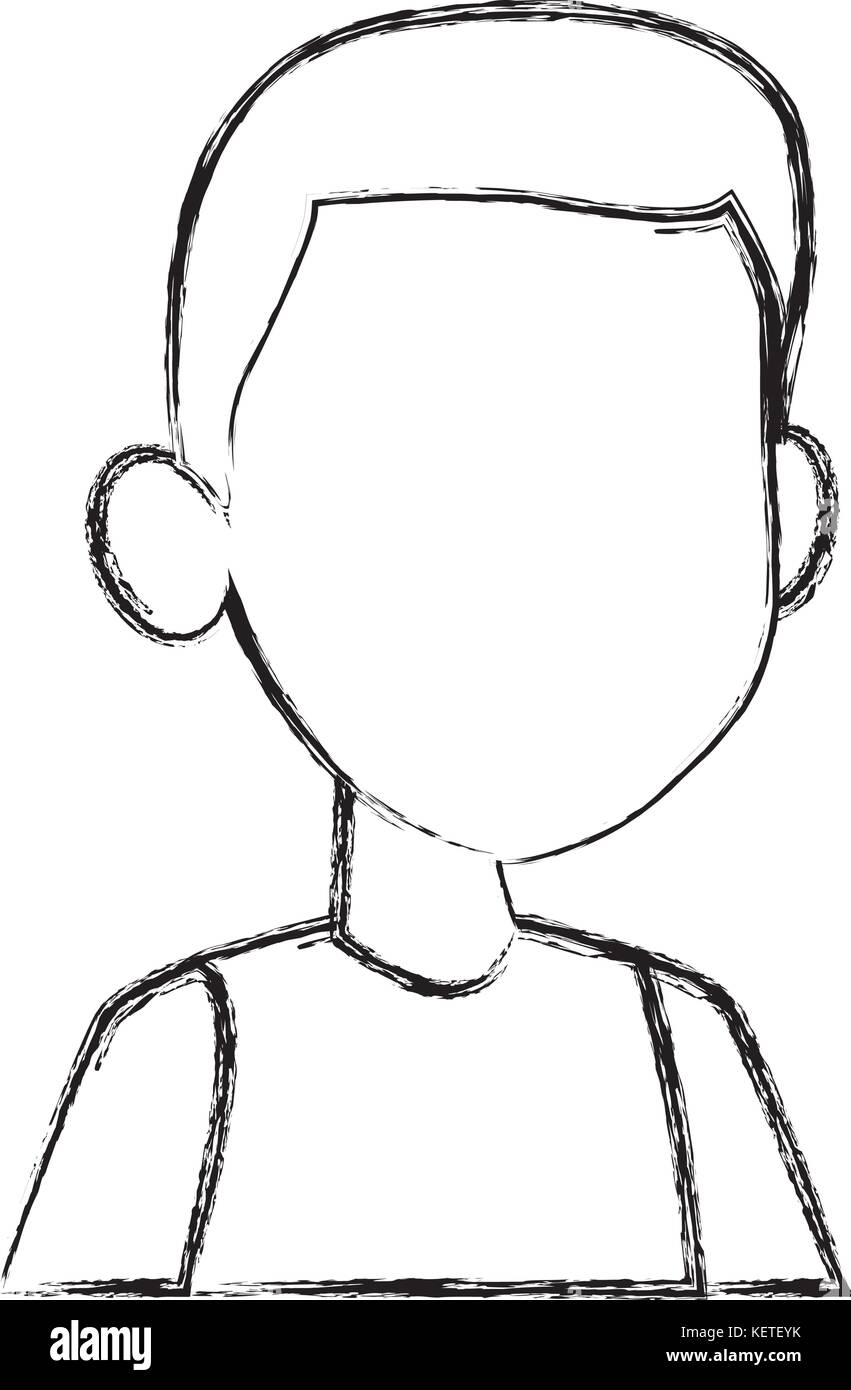 Boy faceless cartoon Stock Vector Image & Art - Alamy