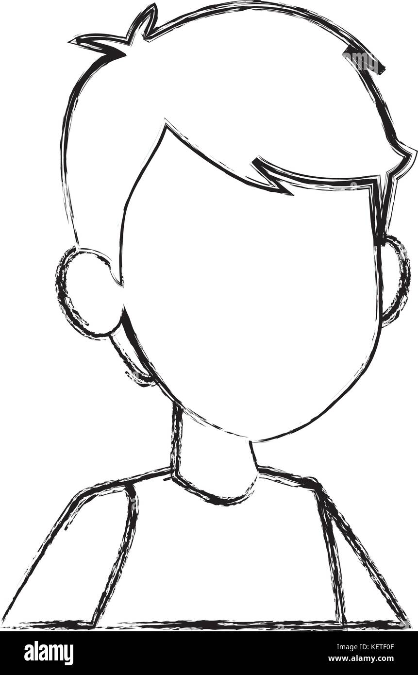 Boy faceless cartoon Stock Vector Image & Art - Alamy