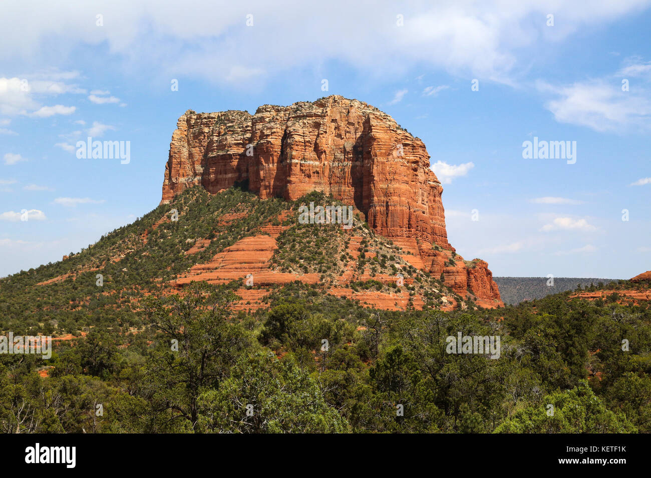 Sedona Verde Valley Red Rock National Monument seen from Arizona State ...